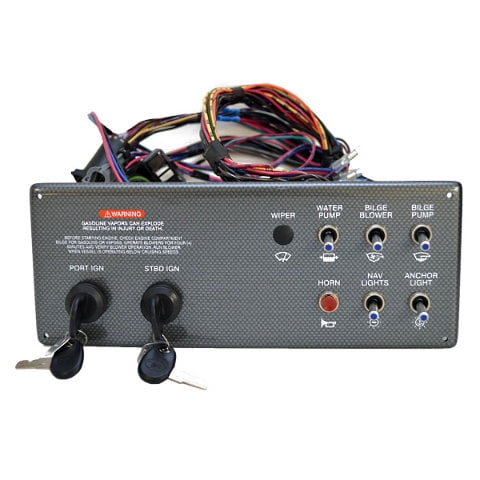 Sea Ray Boat Dual Ignition Switch Panel | Inboard Carbon Fiber ...