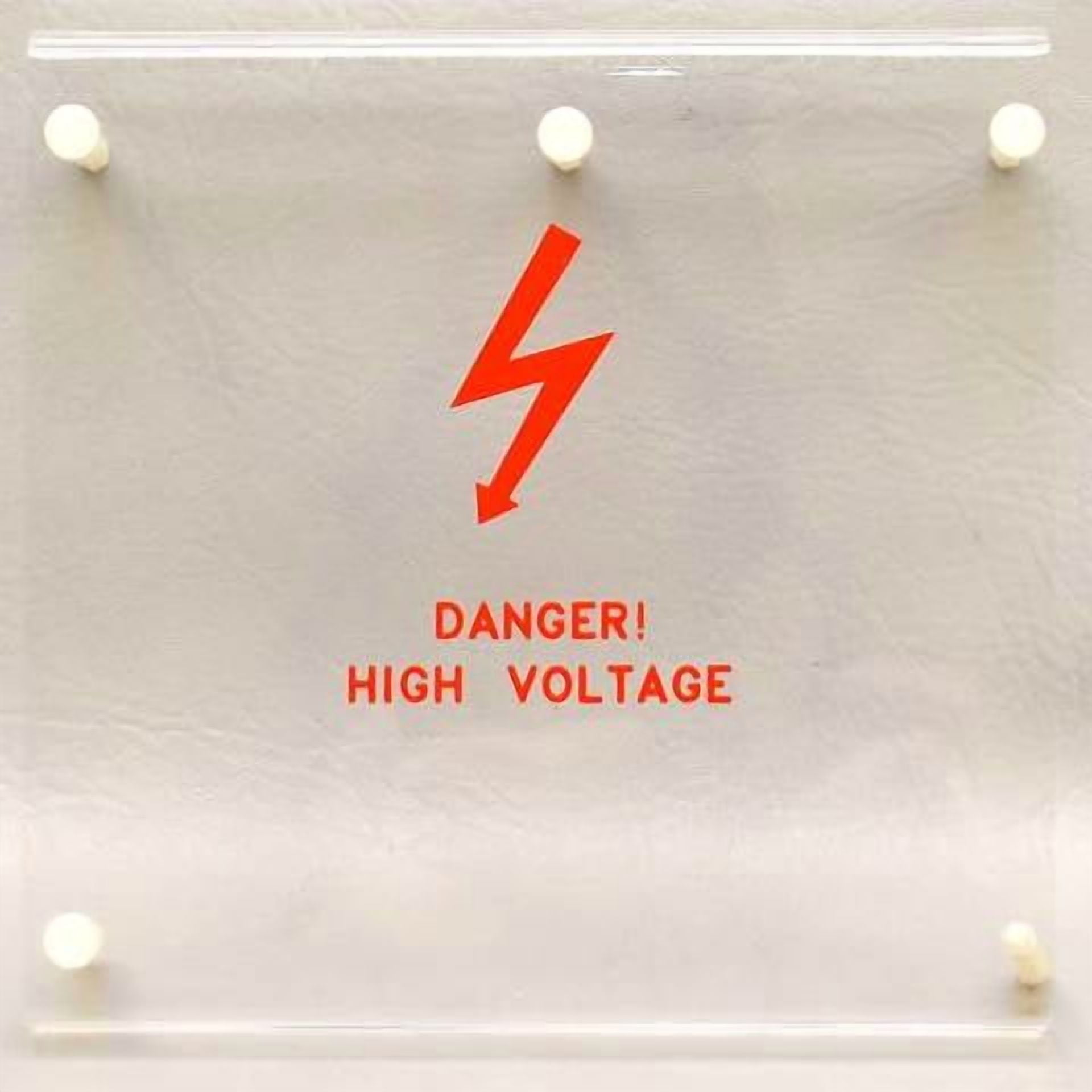 Sea Ray Boat High Voltage Cover 2180859 | 8 x 8 Inch Clear Red ...