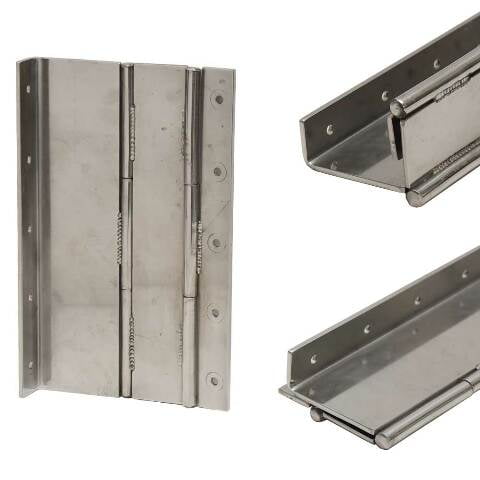 Sea Ray Boat Transom Door Offset Hinge 1948397 | 8 1/2 x 5 3/8 Inch SS ...