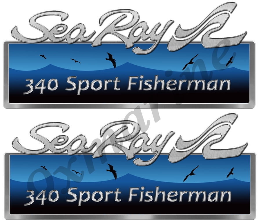 Sea Ray Custom Stickers. Remastered for boat restoration project ...