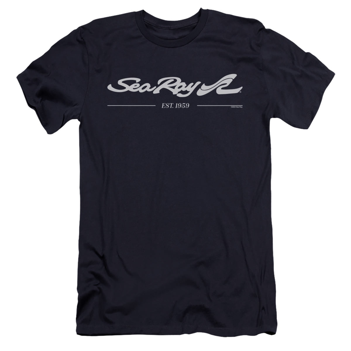 Sea Ray Est 1959 Unisex Adult Canvas Brand T Shirt, Navy, 2X-Large ...