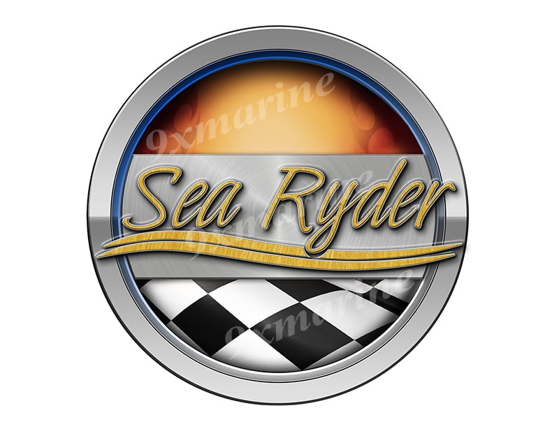 Sea Ryder Racing Boat Round Sticker - Name Plate - Walmart.com