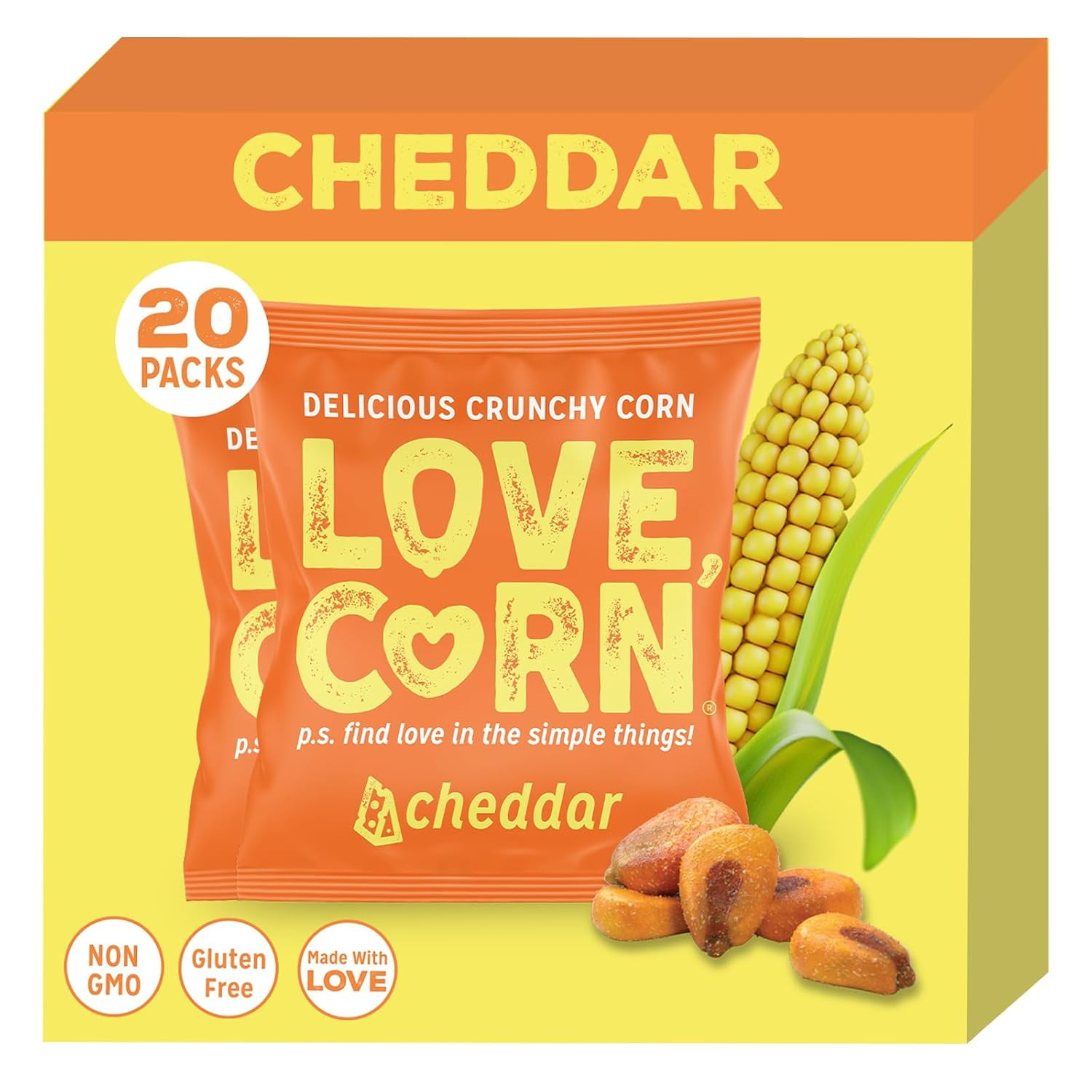 Sea Salt 0.7oz x 20 Bags - Delicious Crunchy Corn - Healthy Family ...