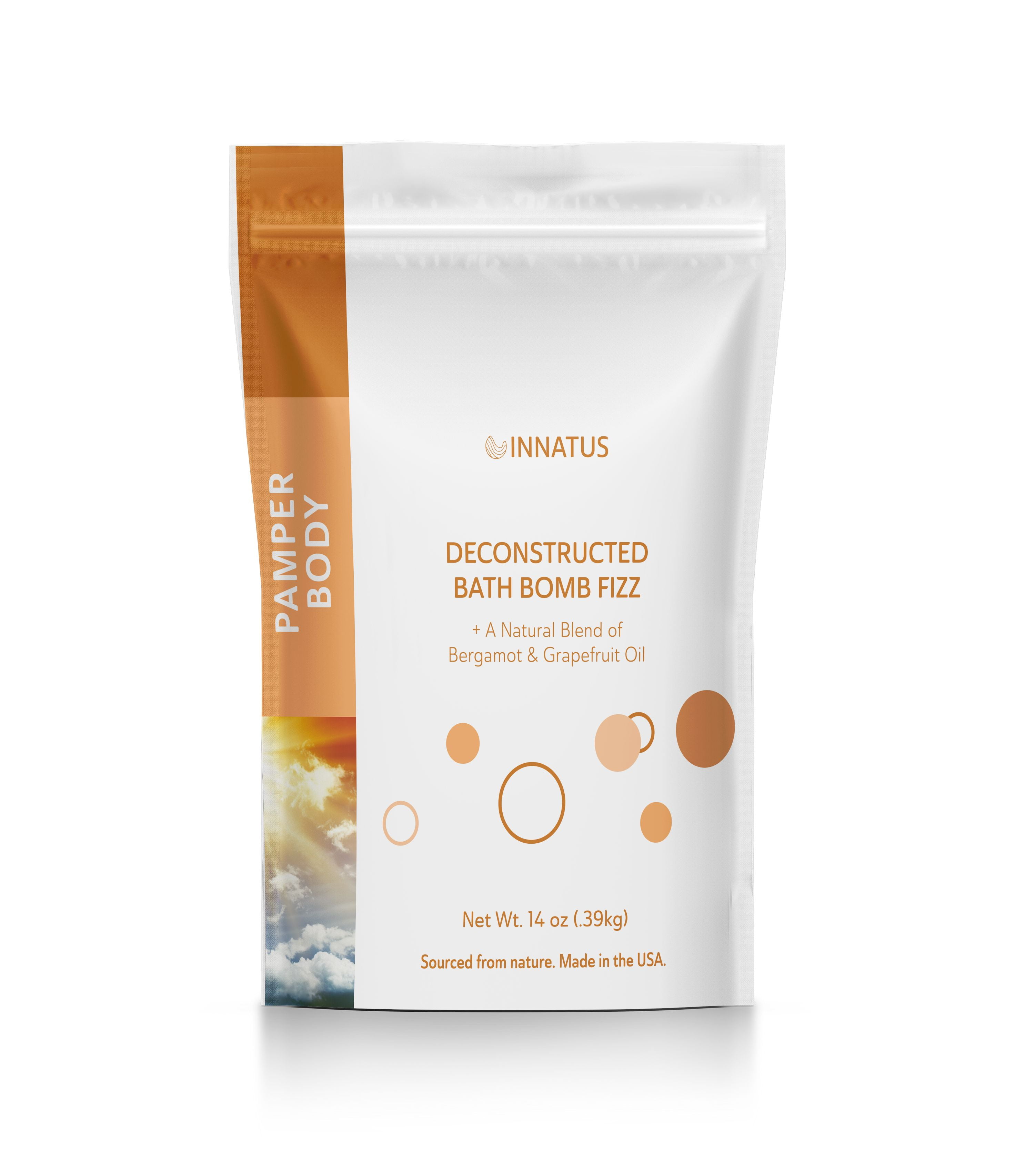 Sea Salt Fizzy Deconstructed Pampered Body Bath Bomb – 14oz Bath Fizz ...