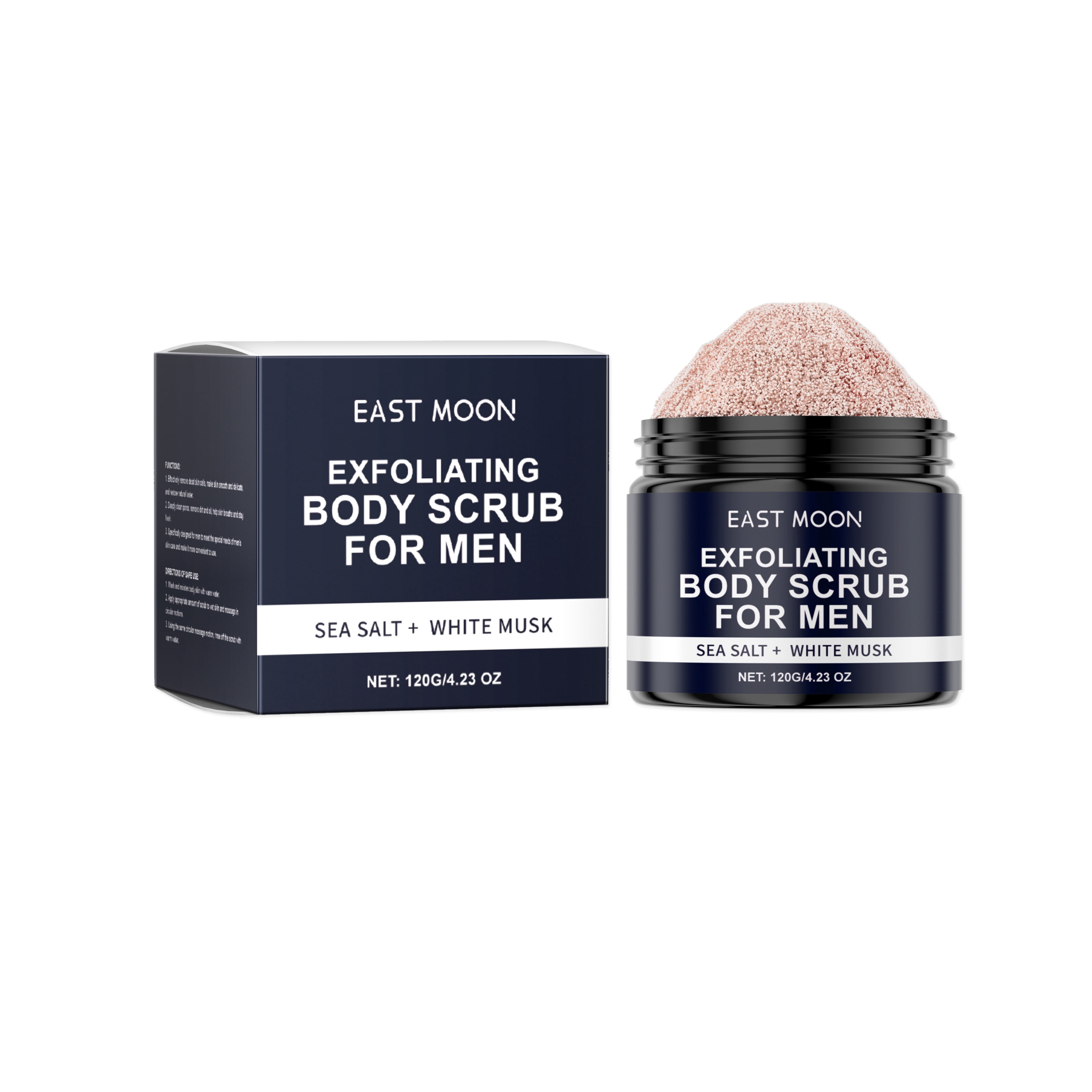 Sea Salt Musk For Men Body Scrub Gently Cleanses And Moisturizes Skin ...