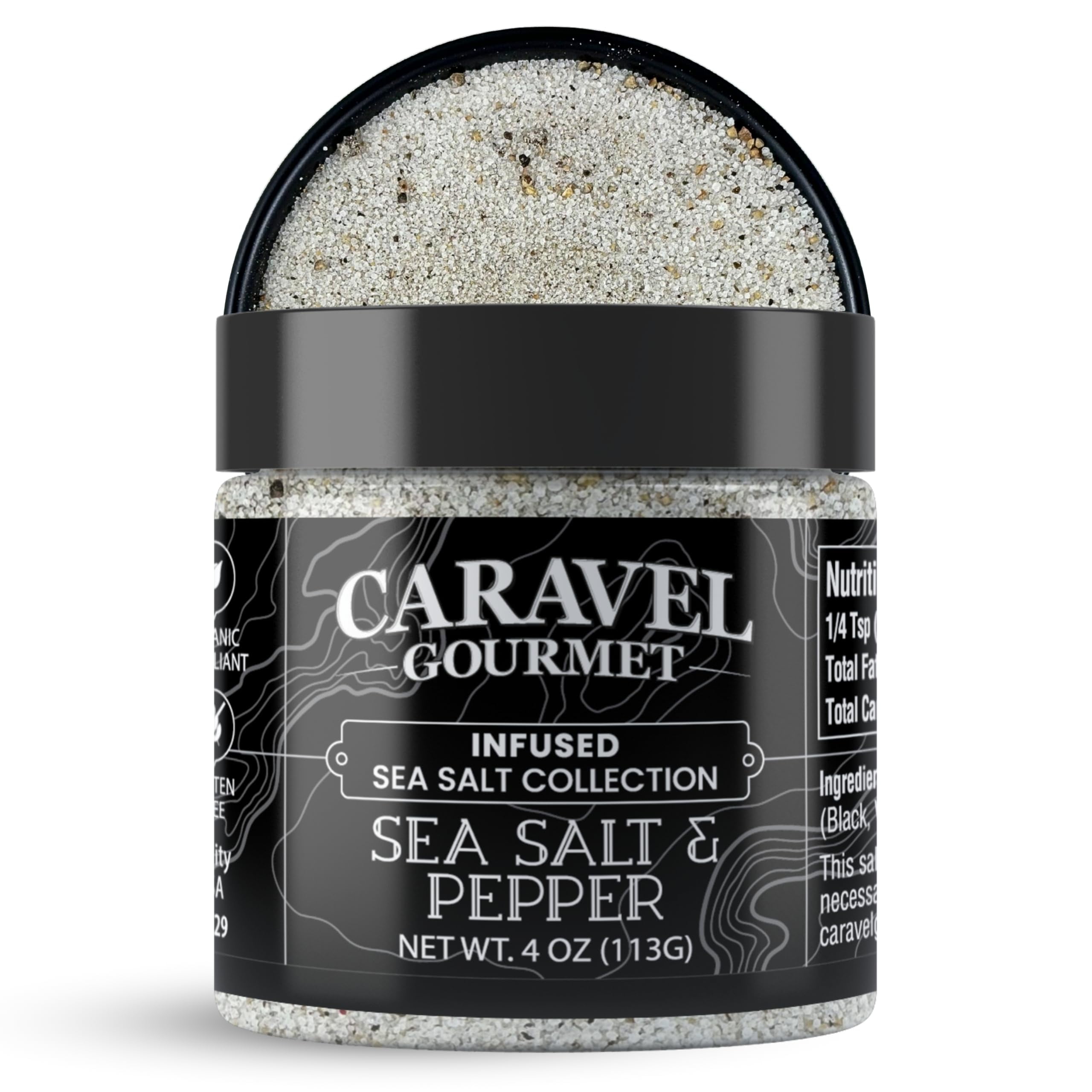 Sea Salt & Pepper AKF18 Seasoning Mix - Pepper Steak Salt with Rainbow ...