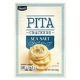 Savoritz Sea Salt Pita Crackers, 5 oz, Light and Crispy Flatbread Snack ...