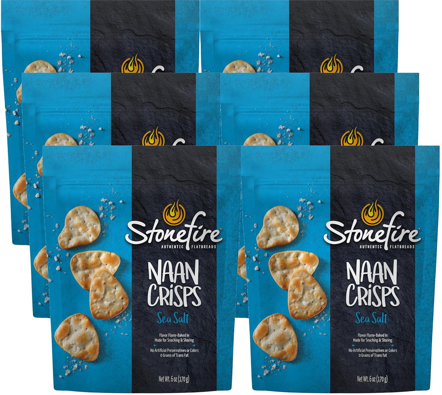 Sea Salt aa Crisps, 6 Ouce (Pack of 6) - Walmart.com
