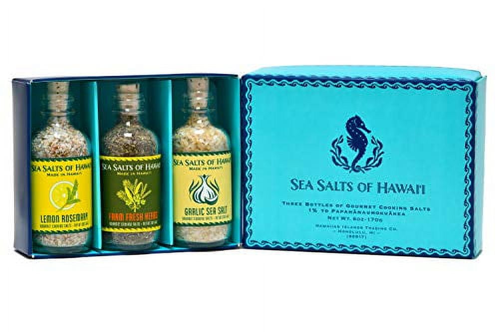 Sea Salts of Hawaii Seasoning Sea Salts Spice Set - Great for Grilling ...