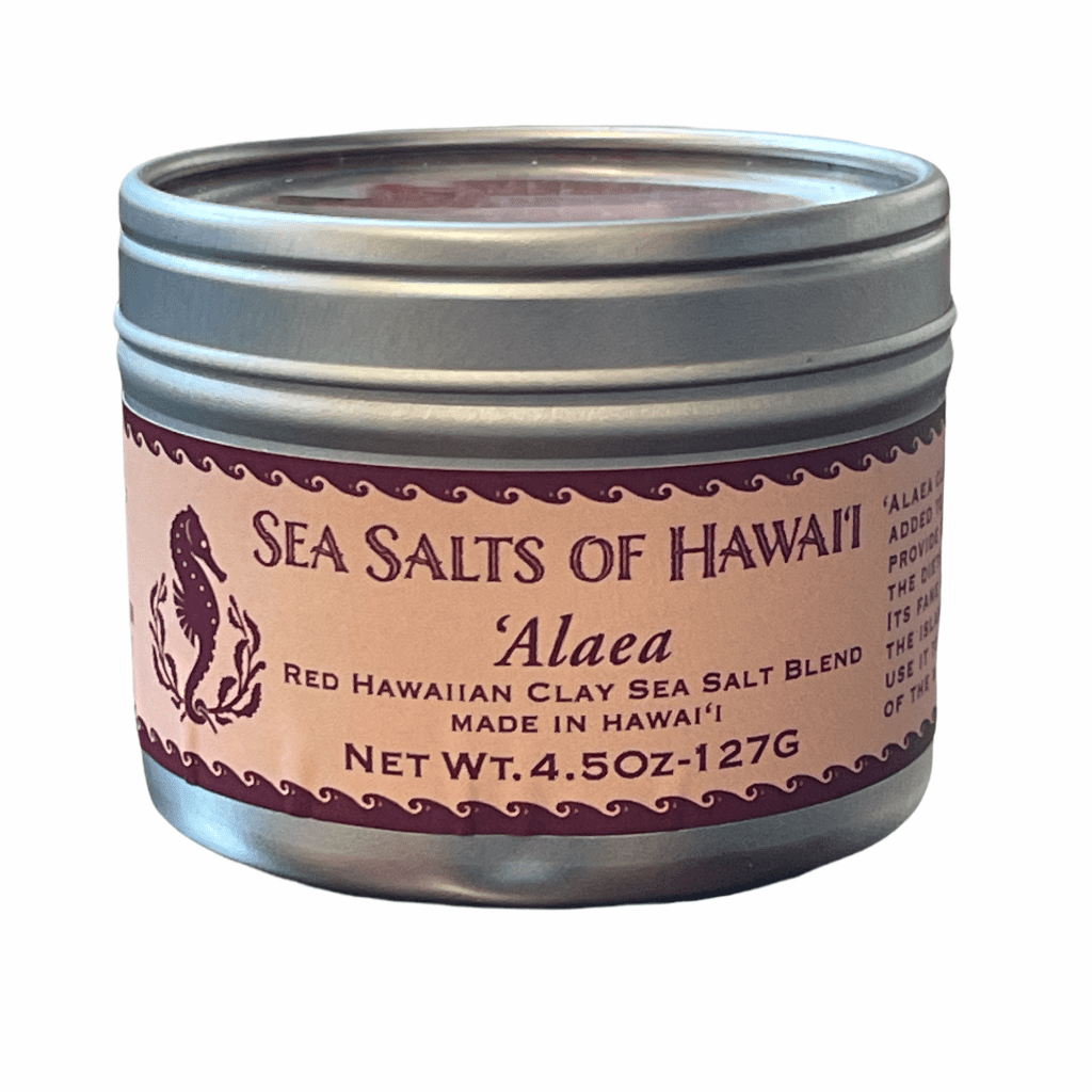 Sea Salts of Hawaii, Alaea Red Hawaiian Sea Salt Blend, 4.5oz Tin ...