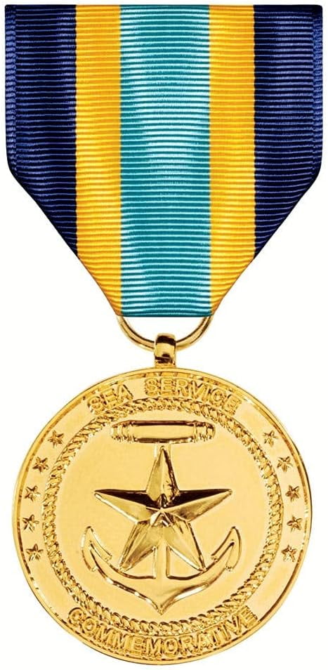 Sea Service Commemorative Medal Anodized - Walmart.com