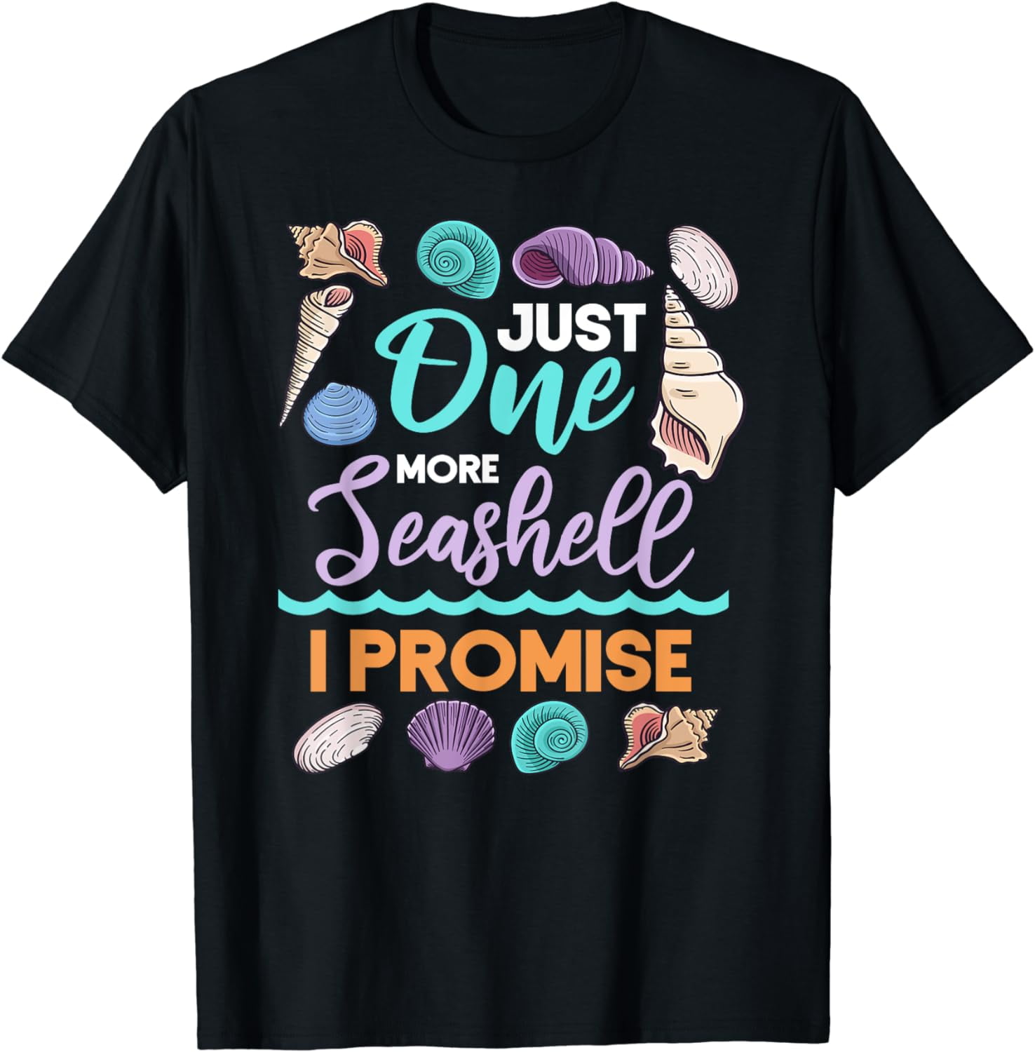 Sea Shell Beach Bivalvia - Seashell Collector T-Shirt - Walmart.com