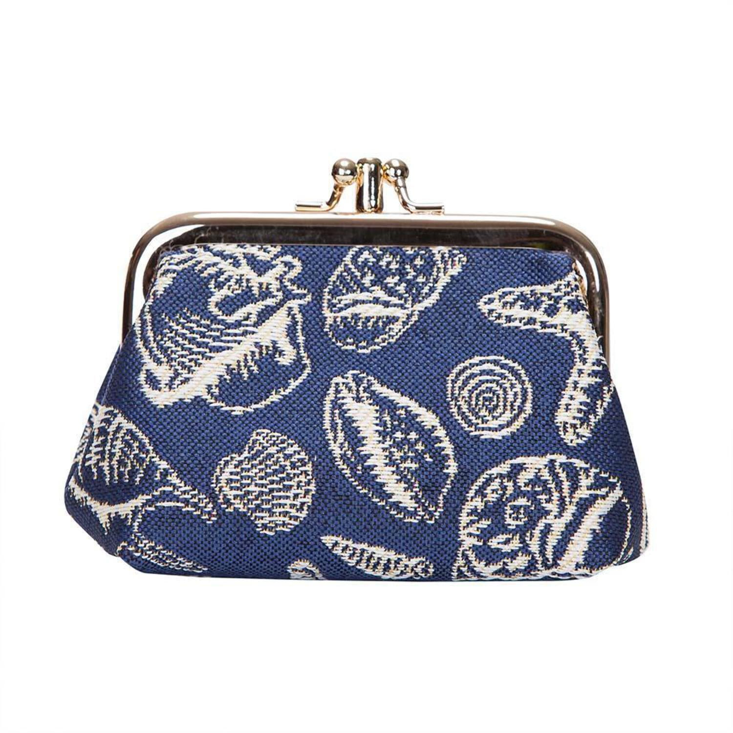 Sea Shell Coin Clasp Frame Purse Wallet - Walmart.com