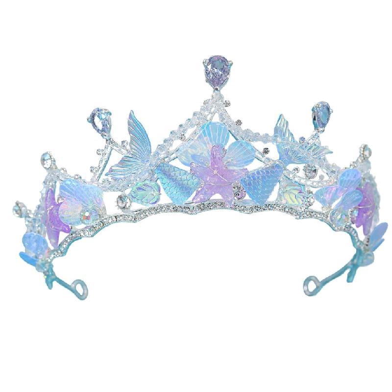 Sea Shell Crown Headband with Star Fish Designs Tiaras for Women Music ...