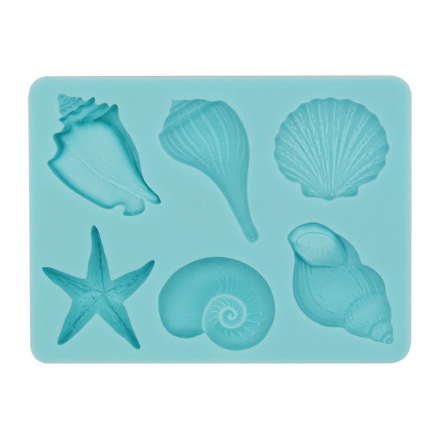 Sea Shell Silicone Fondant Mold by Celebrate It® - Walmart.com