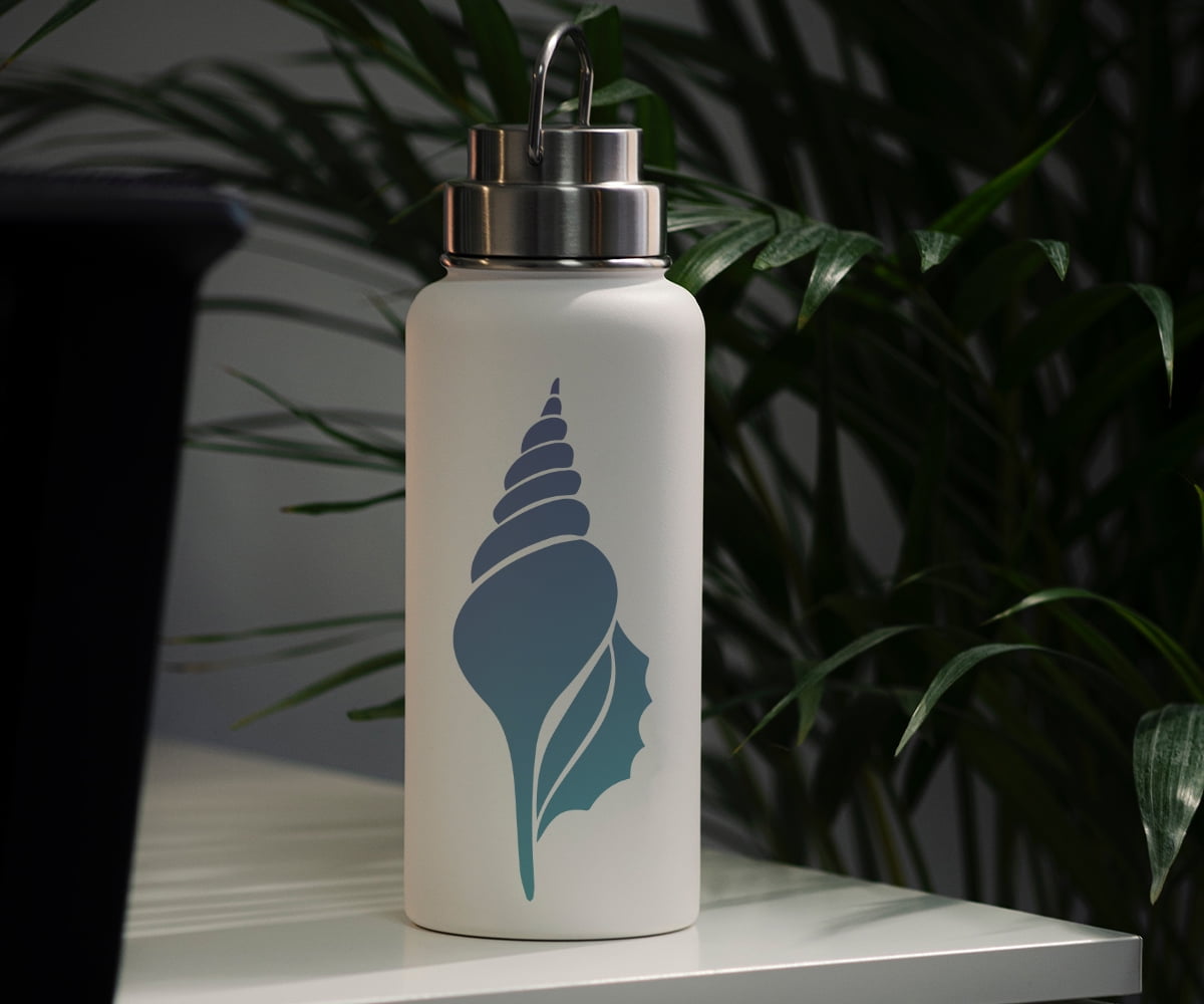 Sea Shell Stencil - Art and Wall Stencil (3"x6") - Walmart.com