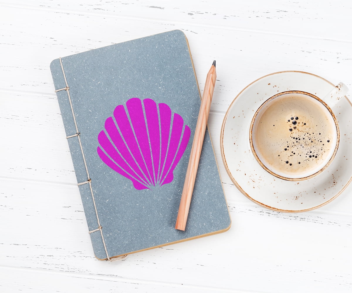 Sea Shell Stencil - Art and Wall Stencil (42"x42") - Walmart.com