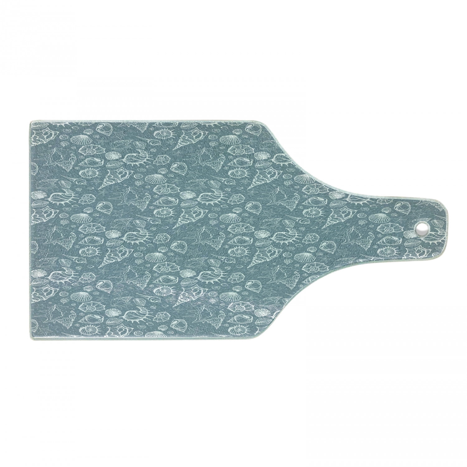 Sea Shells Cutting Board, Doodle Hand Drawn Style Starfish Pattern ...