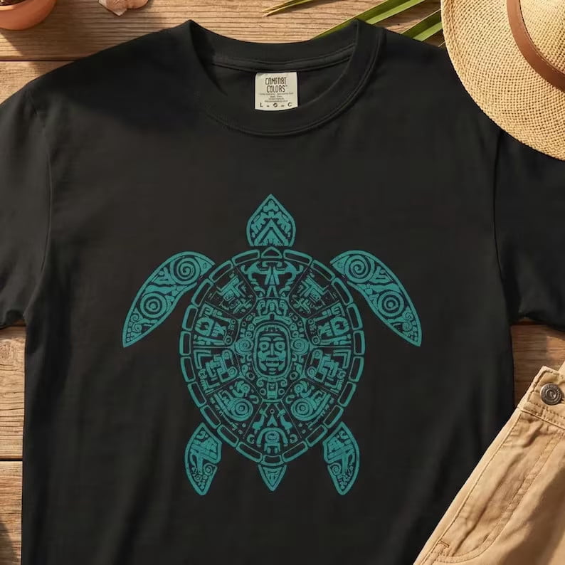 Sea Shells Vintage Style Beach Ocean Retro T-Shirt - Walmart.com
