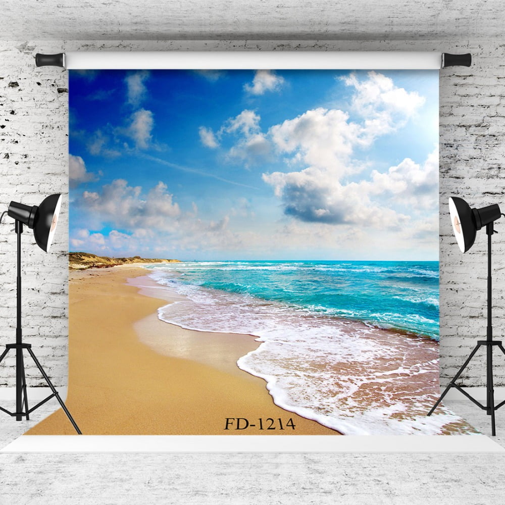 Sea Sky Beach Photography Background for Photograph Accessories Wedding ...
