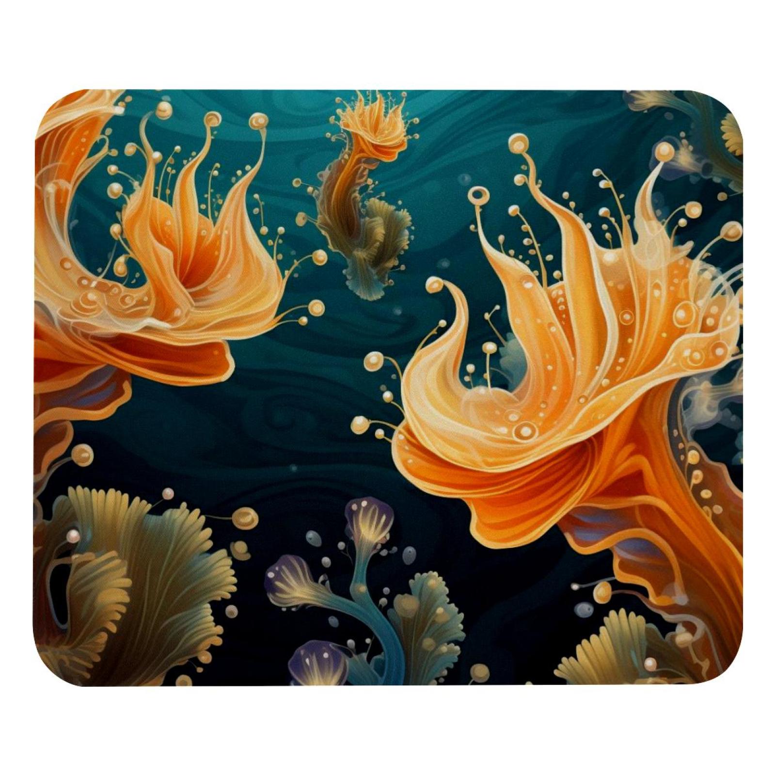 Sea Slug 8.3x9.8 Inch Square Desk Mat with Non-Slip Rubber Bottom for ...