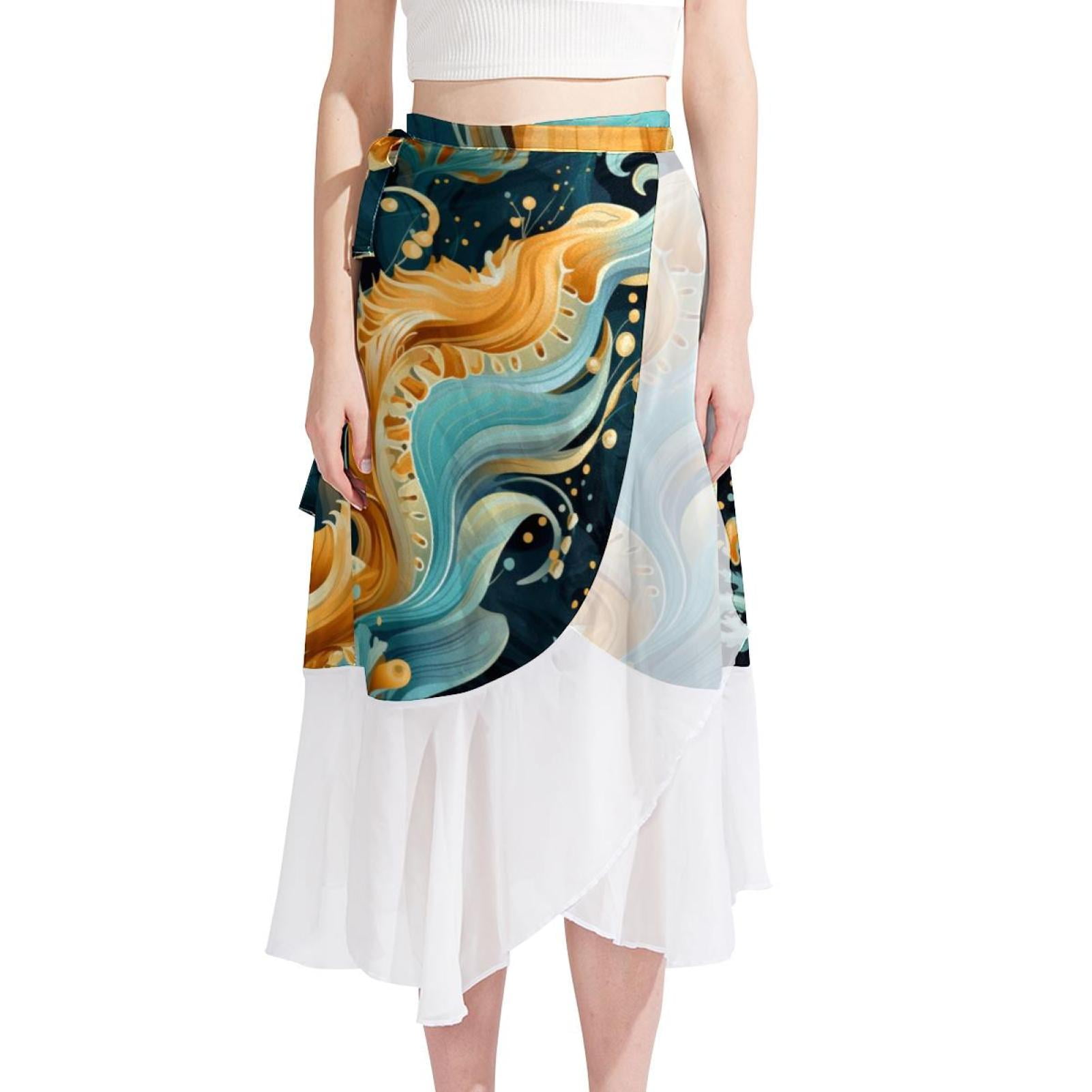 Sea Slug Chiffon Beach Skirt and Dress Set - for a day at the Beach ...