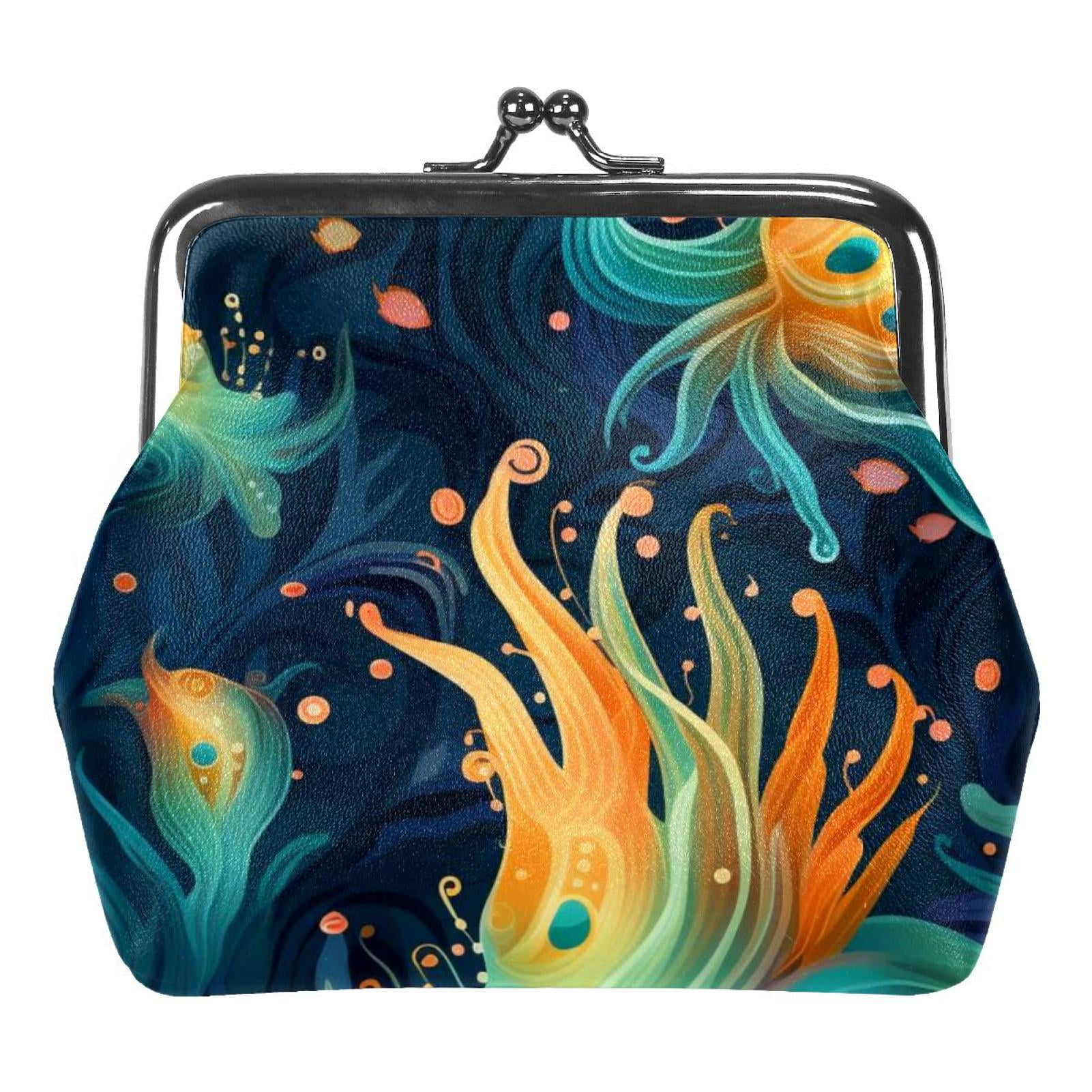 Sea Slug Coin Purse Vintage Pouch Kiss-lock Change Purse Wallets ...