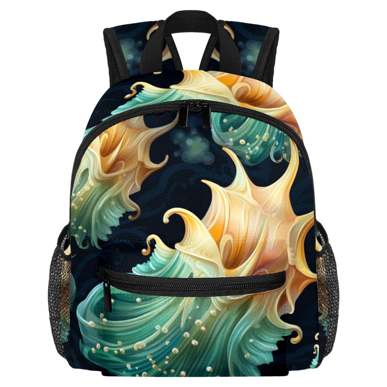 Sea Slug Cute Book Bag with Adjustable Shoulder Strap, Large Capacity ...