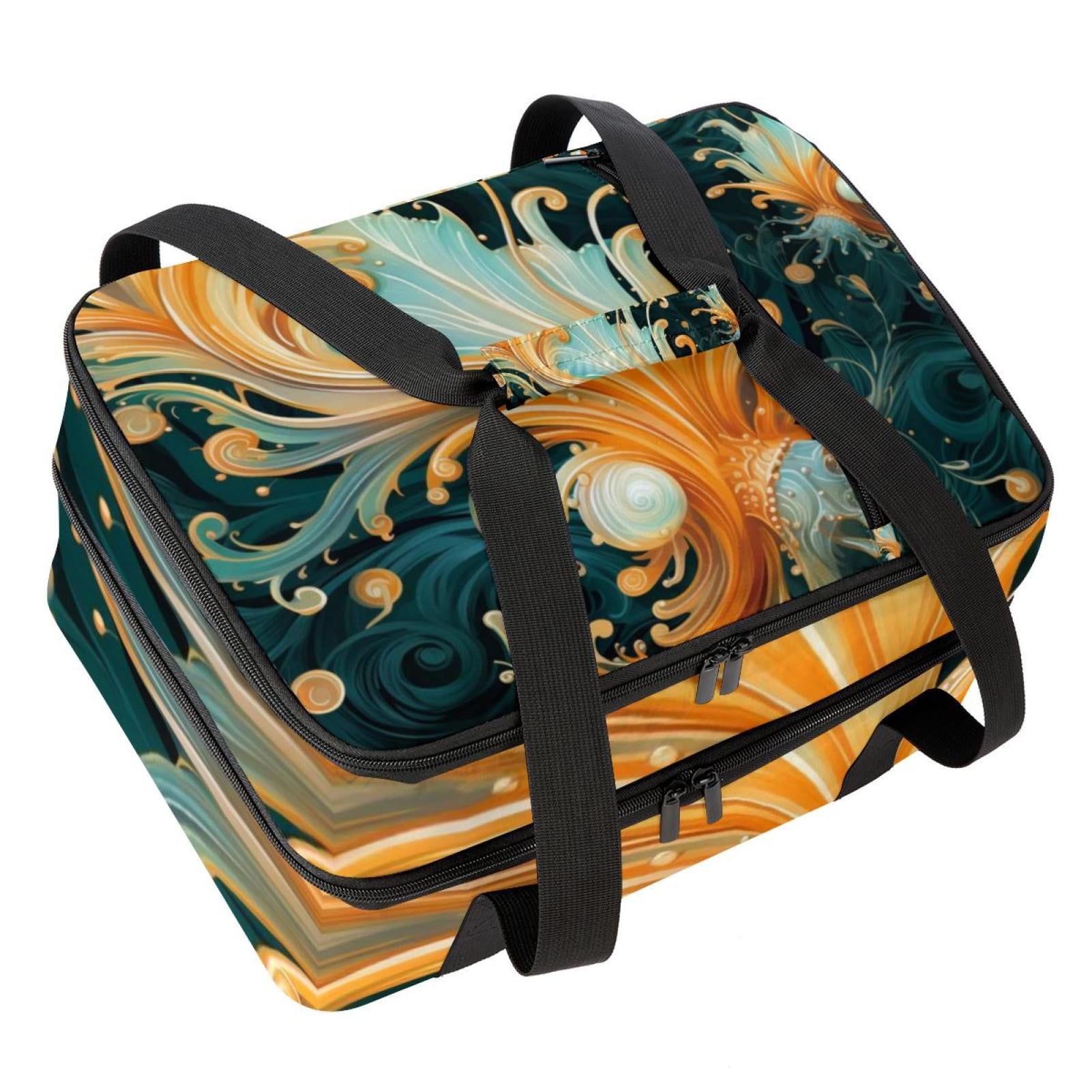 Sea Slug Double Layered Insulated Lunch Bag with Two Compartments ...