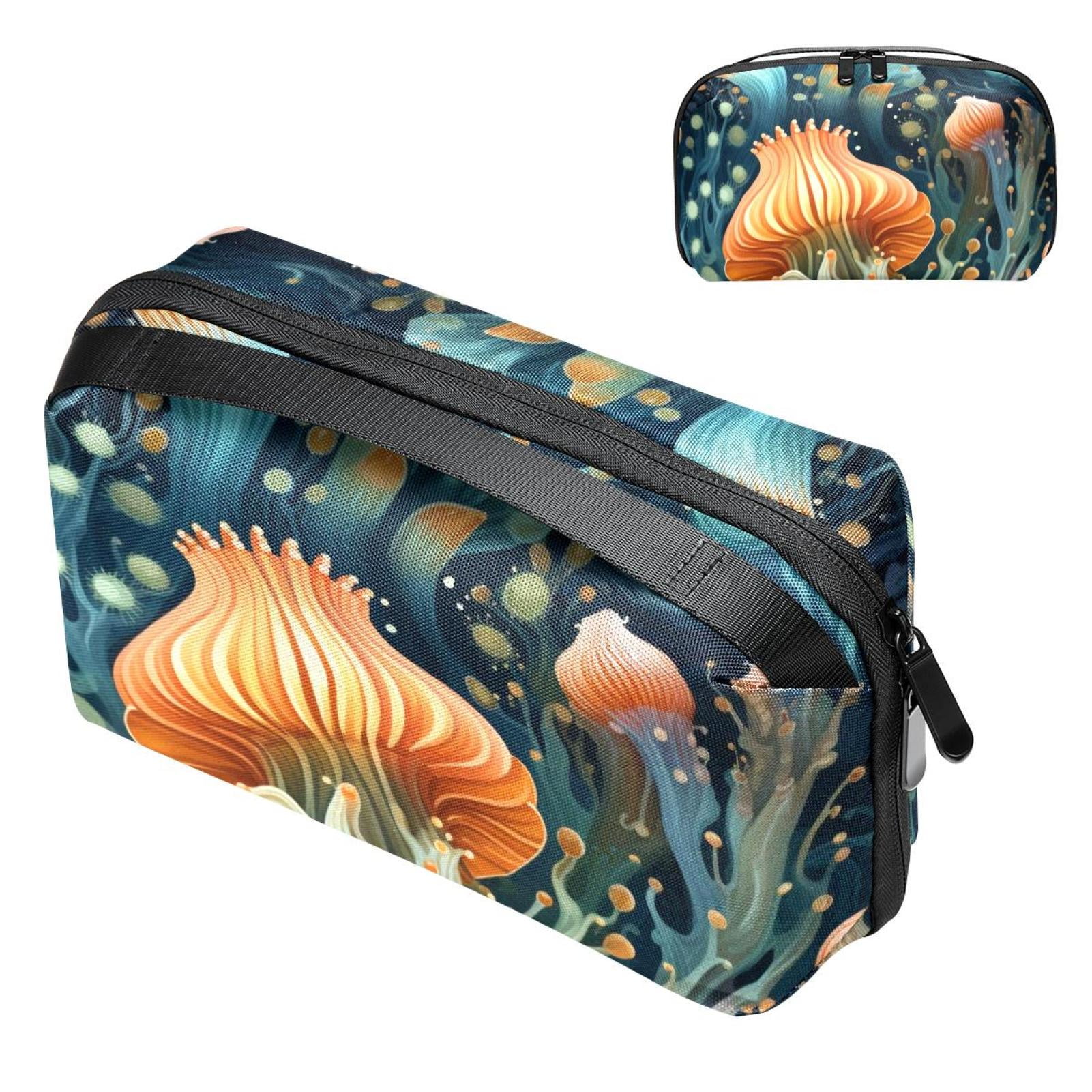 Sea Slug Electronic Organizer Travel Case, Waterproof Oxford Cloth Storage Pouch Bag, Box with ...