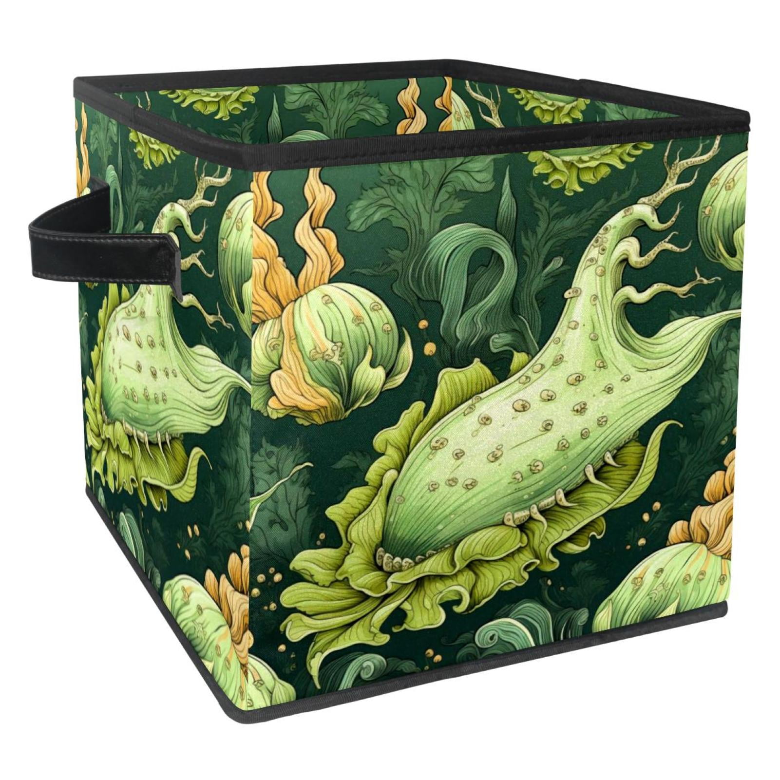 Sea Slug Foldable Cube Organizer with Handle, 10.8"x10.5"x10.6", Large ...