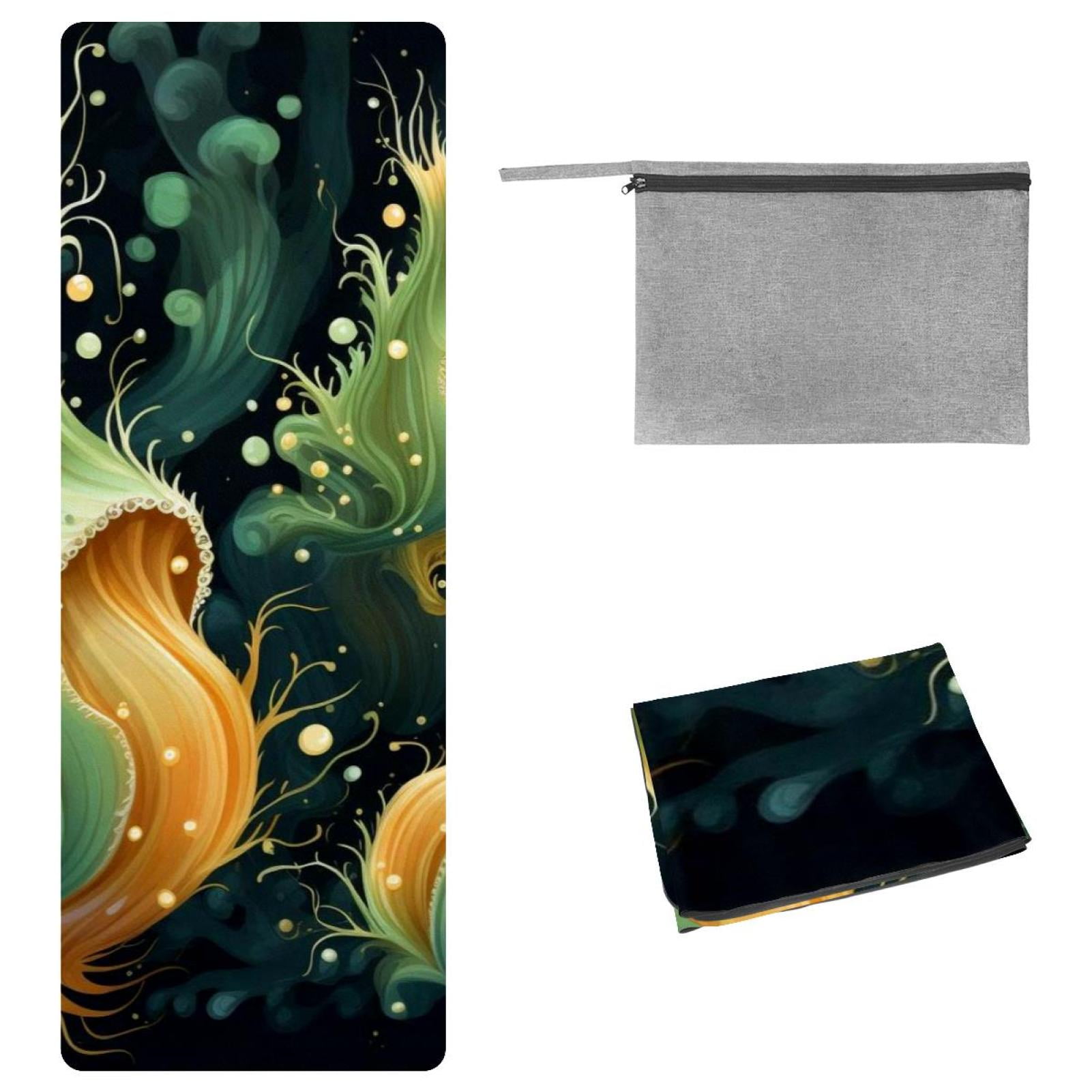 Sea Slug Gym Towel with Storage Bag, 72.8"x26.8", Suitable for Yoga ...