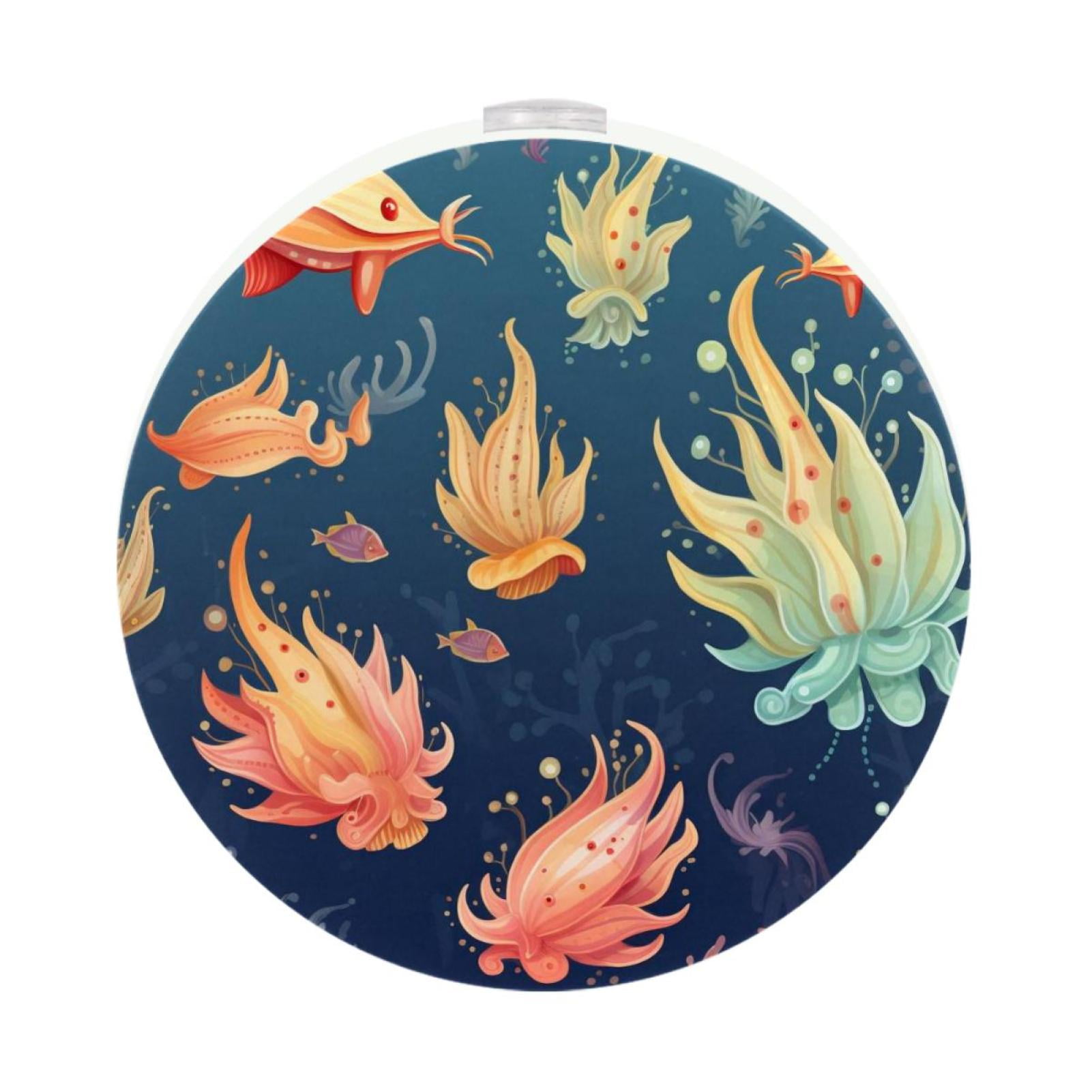 Sea Slug LED Round Night Light (2PCS) – Energy Efficient Plug-in Lamp ...