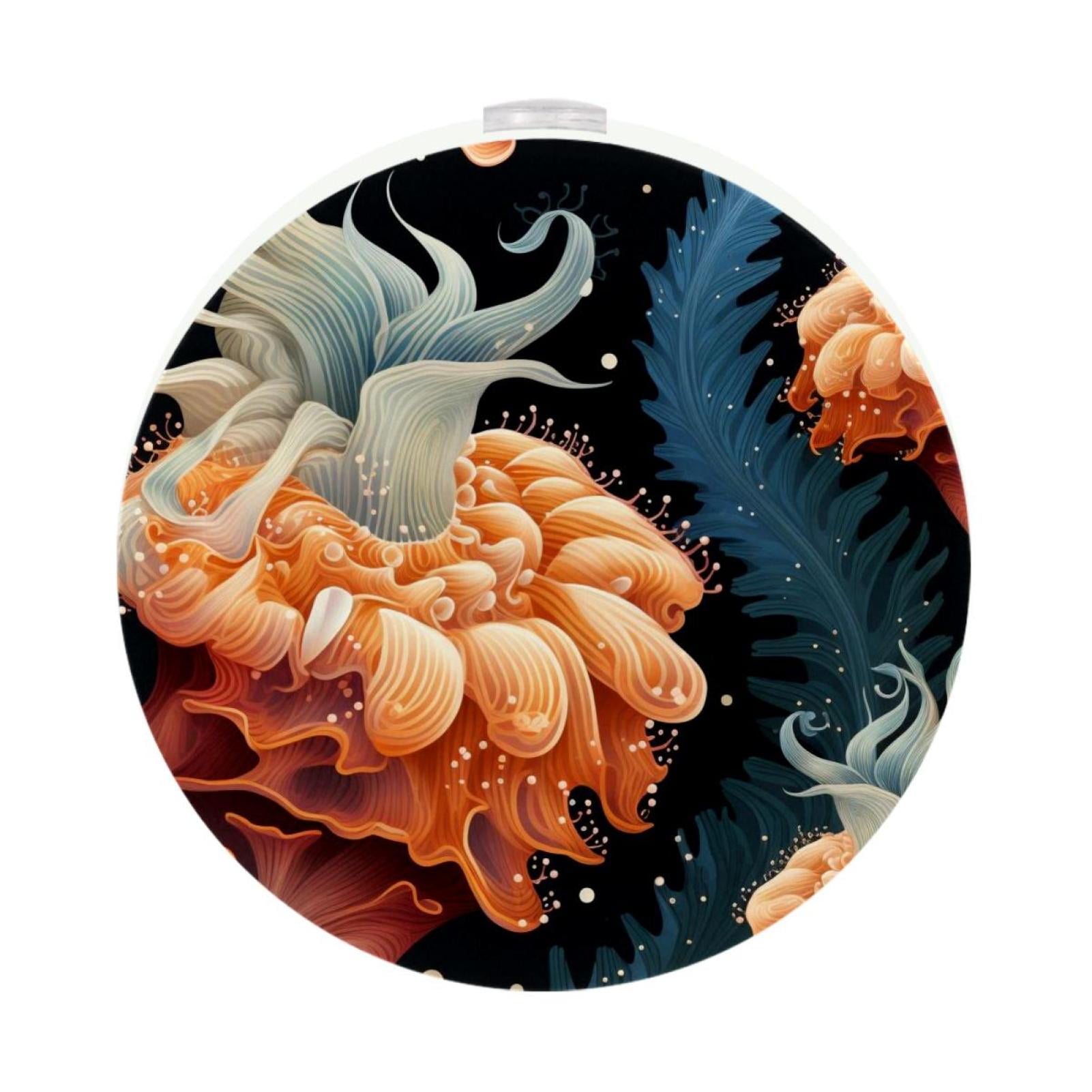 Sea Slug LED Round Night Light 2PCS - Small Nightlights with Soft Glow ...