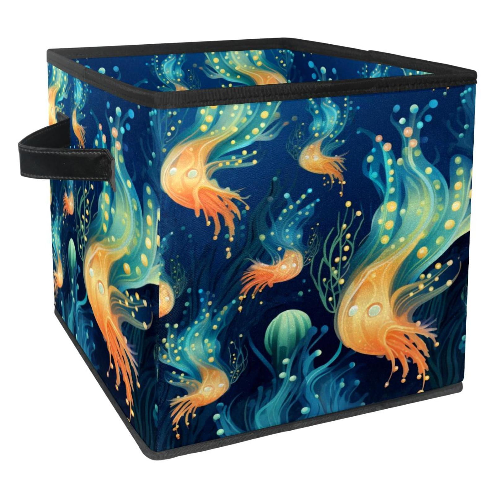 Sea Slug Large Capacity Foldable Storage Box Basket with Handle for ...