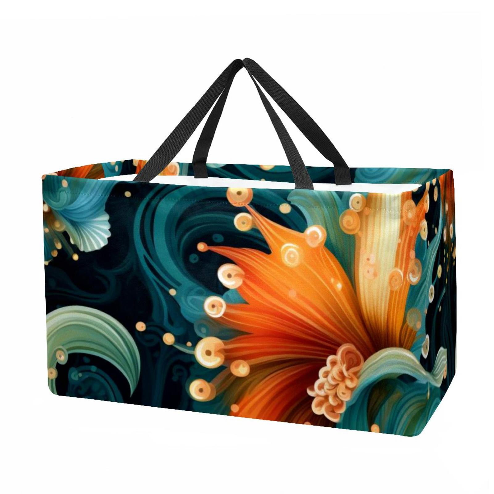 Sea Slug Large Capacity Reusable Foldable Cube Organizer with Oxford ...