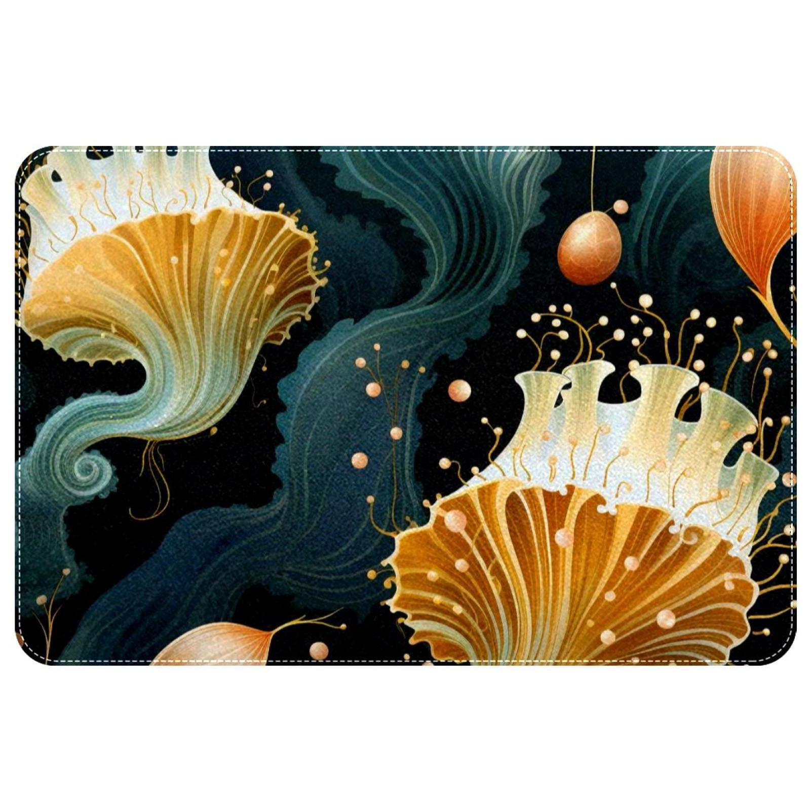 Sea Slug Machine Washable Non-Slip Polyester Floor Mat Door Mat Kitchen ...