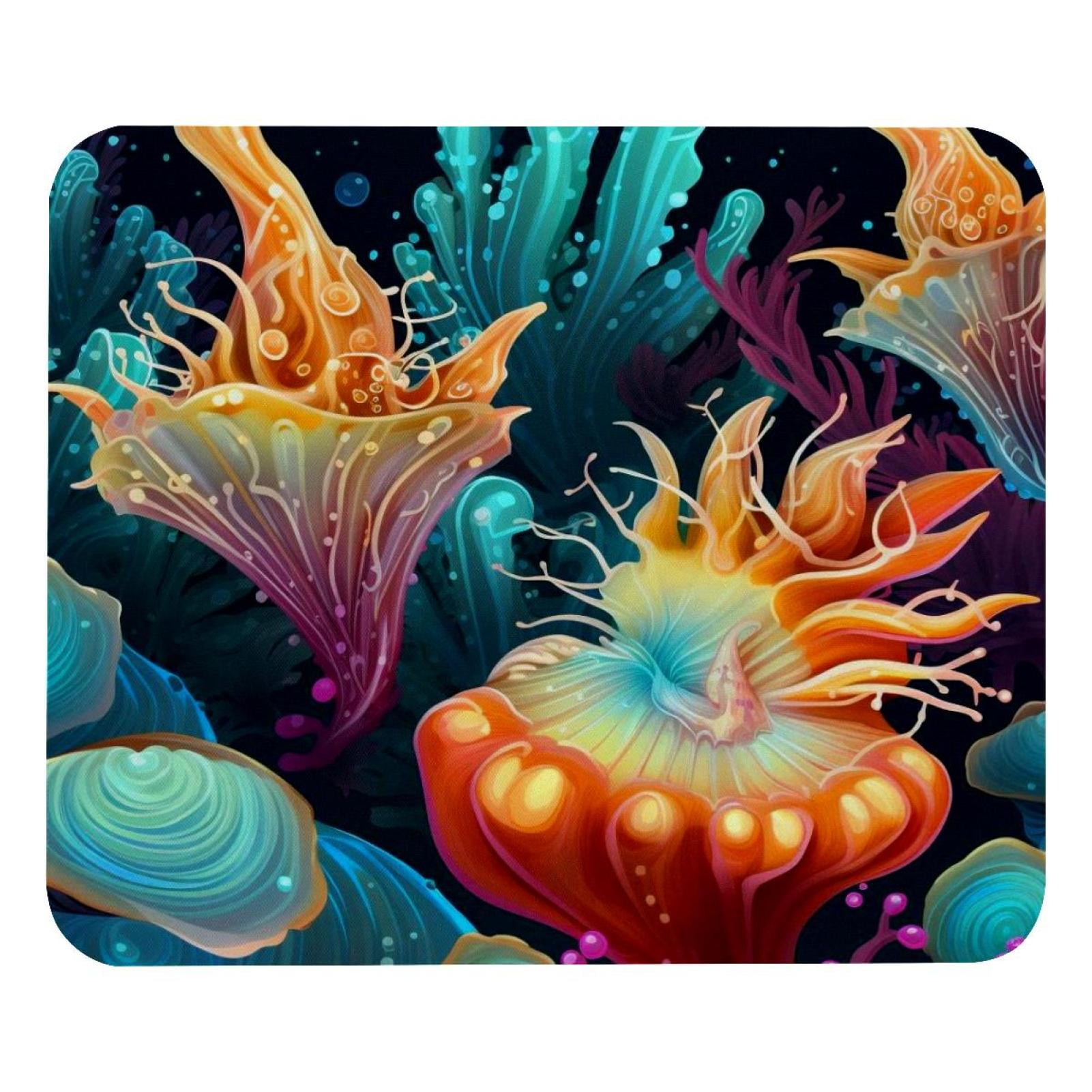 Sea Slug Mouse Pad, Rubber Base Computer Mouse Pads for Wireless Mouse ...