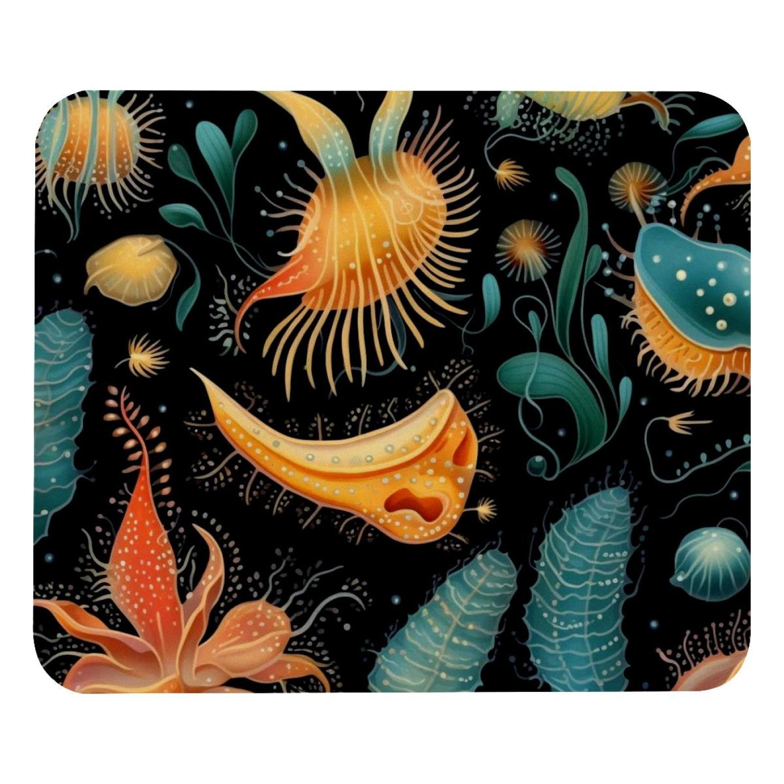 Sea Slug Mouse Pad, Rubber Base Computer Mouse Pads for Wireless Mouse ...