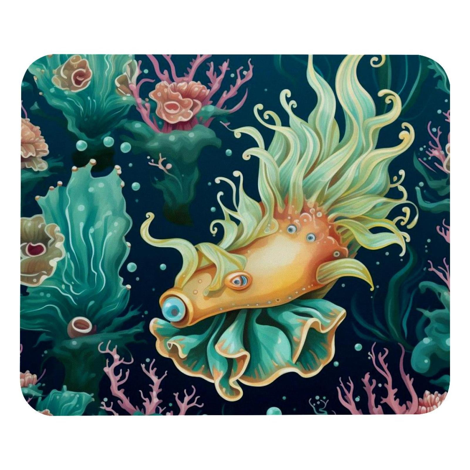 Sea Slug Mouse Pad for Laptop Wireless Mouse Home Office Travel ...