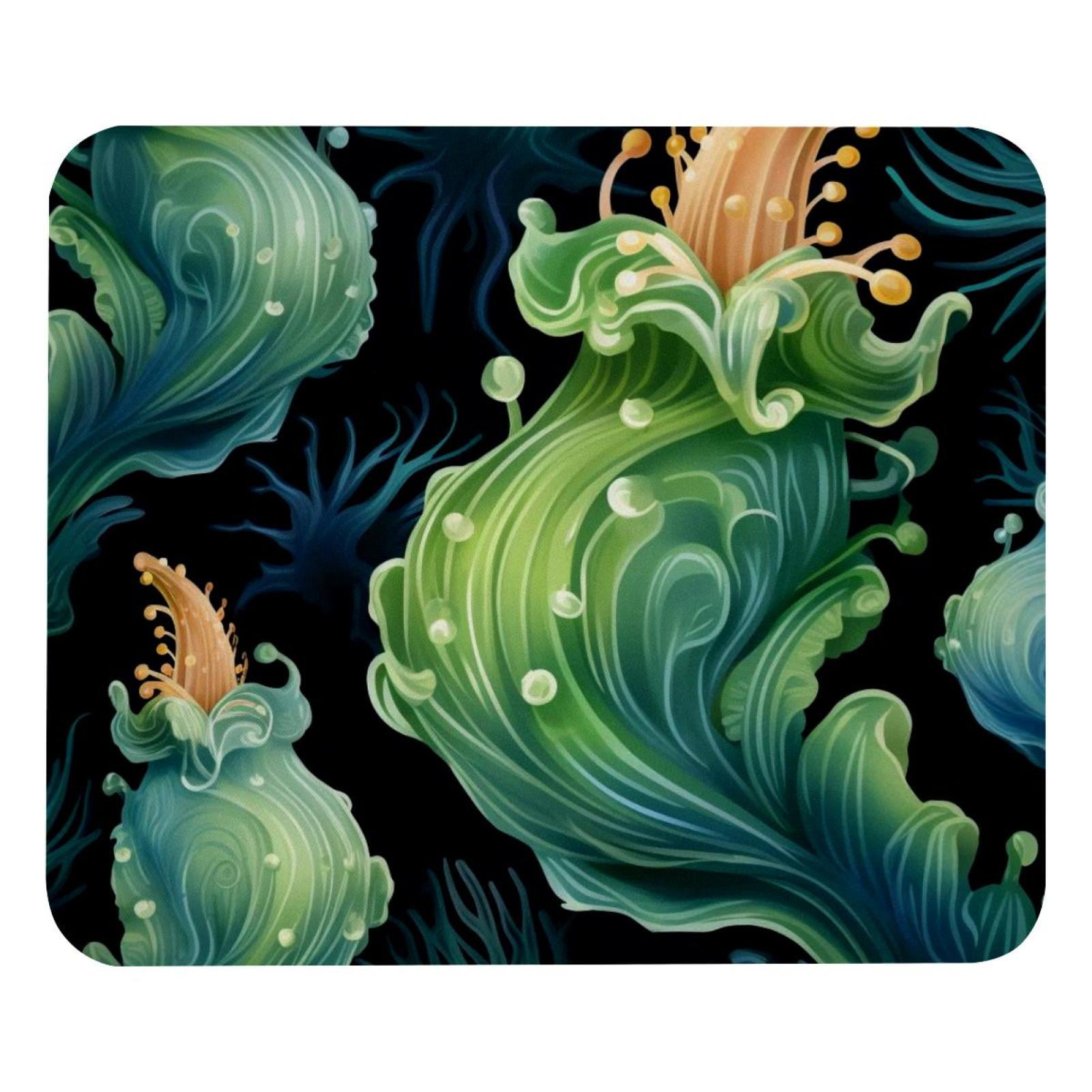 Sea Slug Pattern Mousepad Square Thickness 2mm Desk Mat Office Home Use ...