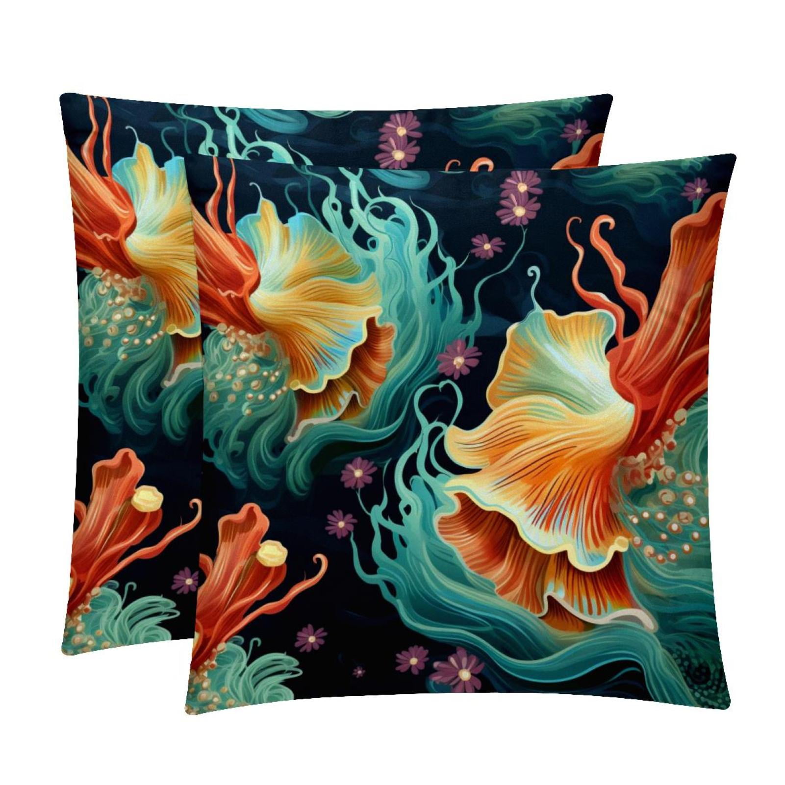Sea Slug Patterns for Home Decor, Covers Available in 16x16, 18x18, and ...