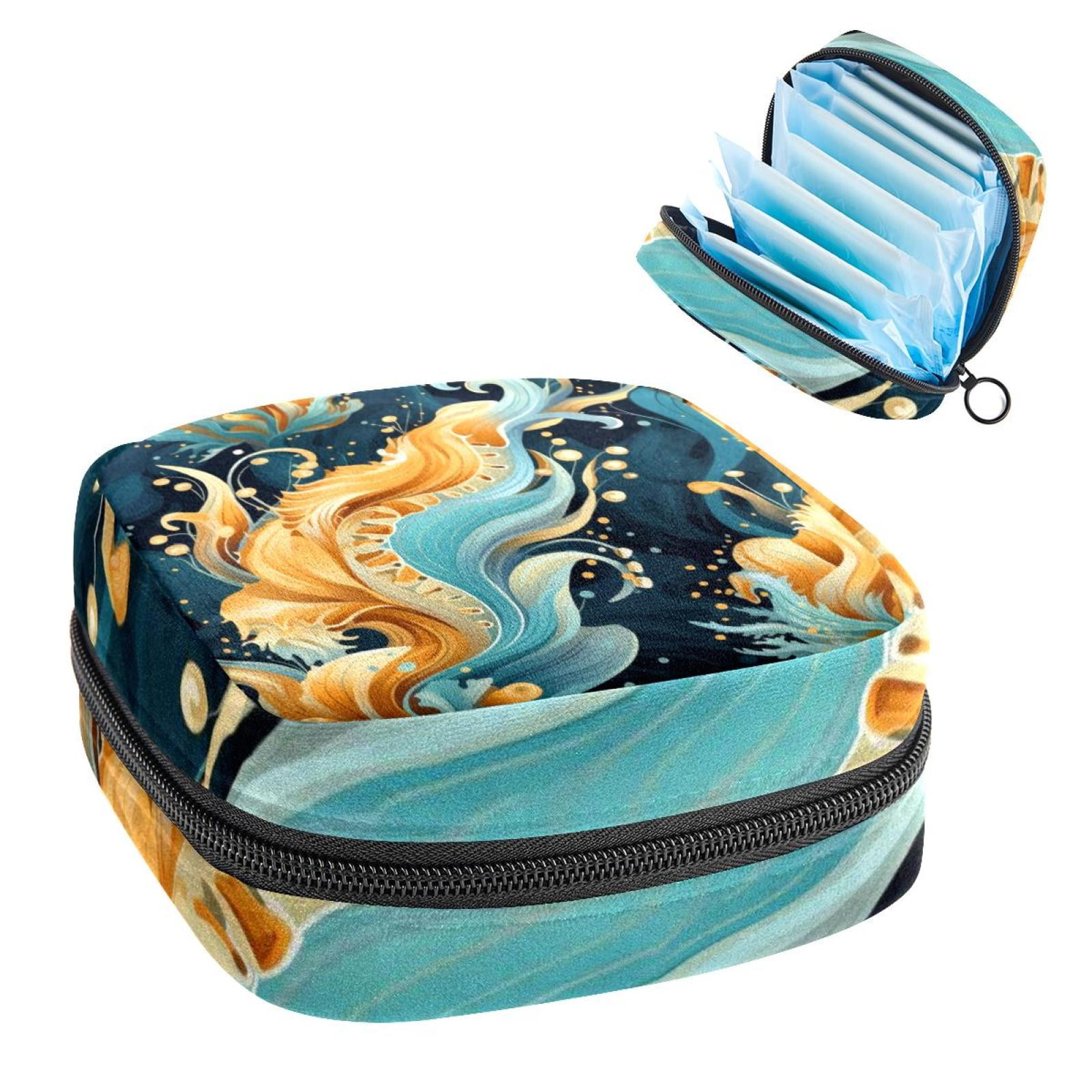 Sea Slug Period Pouch - Sanitary Napkin Purse, Small Zipper Cosmetic ...