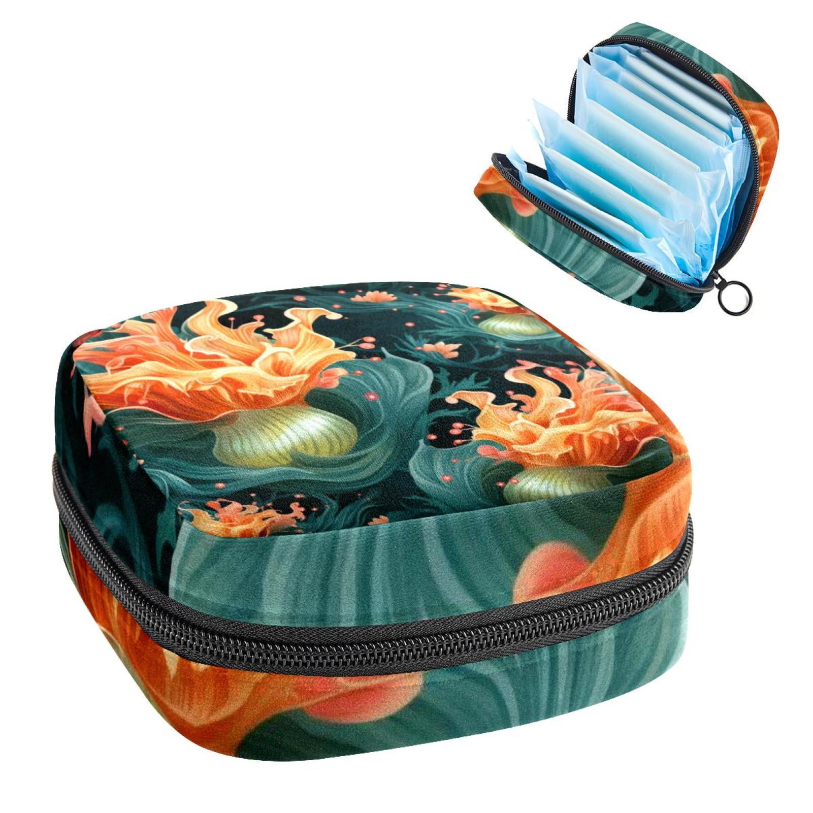Sea Slug Period Pouch - Sanitary Napkin Purse, Small Zipper Cosmetic ...