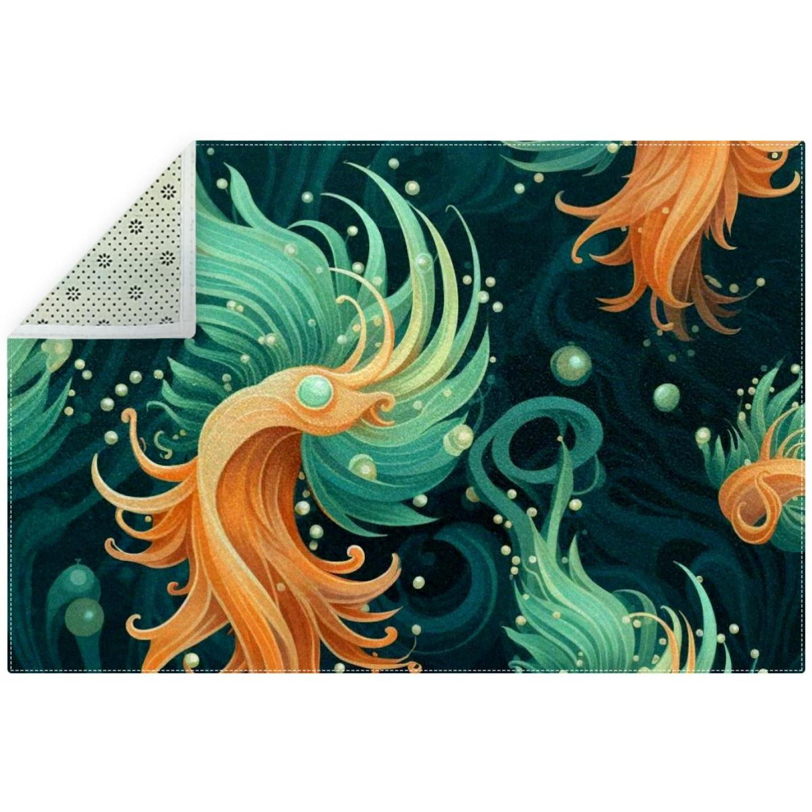 Sea Slug Polyester Chair Mat - Right-Angle Floor Mat for Office Chairs ...