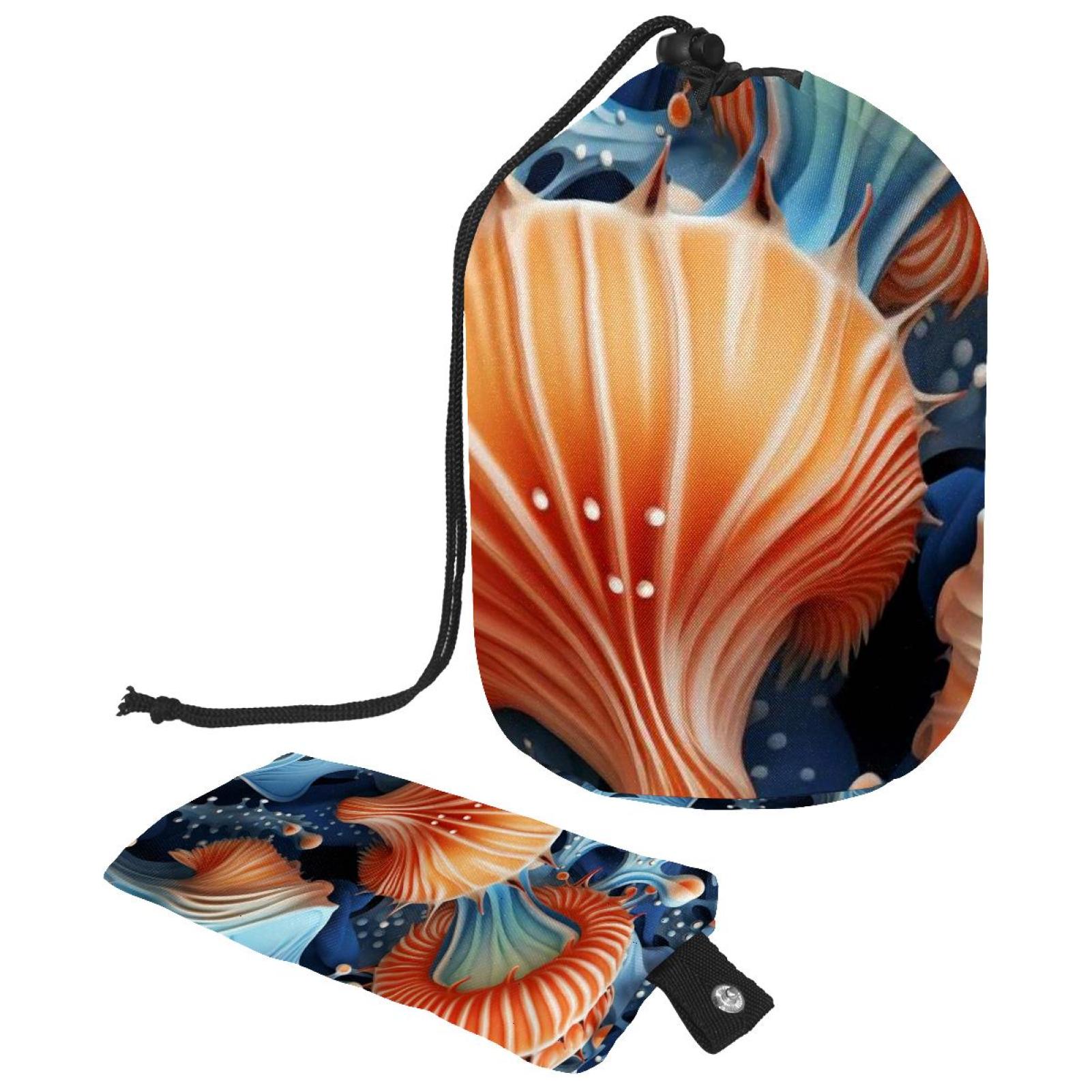 Sea Slug Portable Drawstring Laundry Bags: Foldable Travel Wash Bags ...