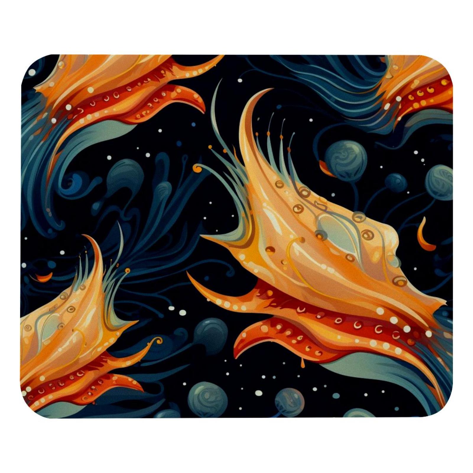 Sea Slug Square Desk Mat, 8.3x9.8 Inch, Non-Slip Rubber Bottom, Printed ...