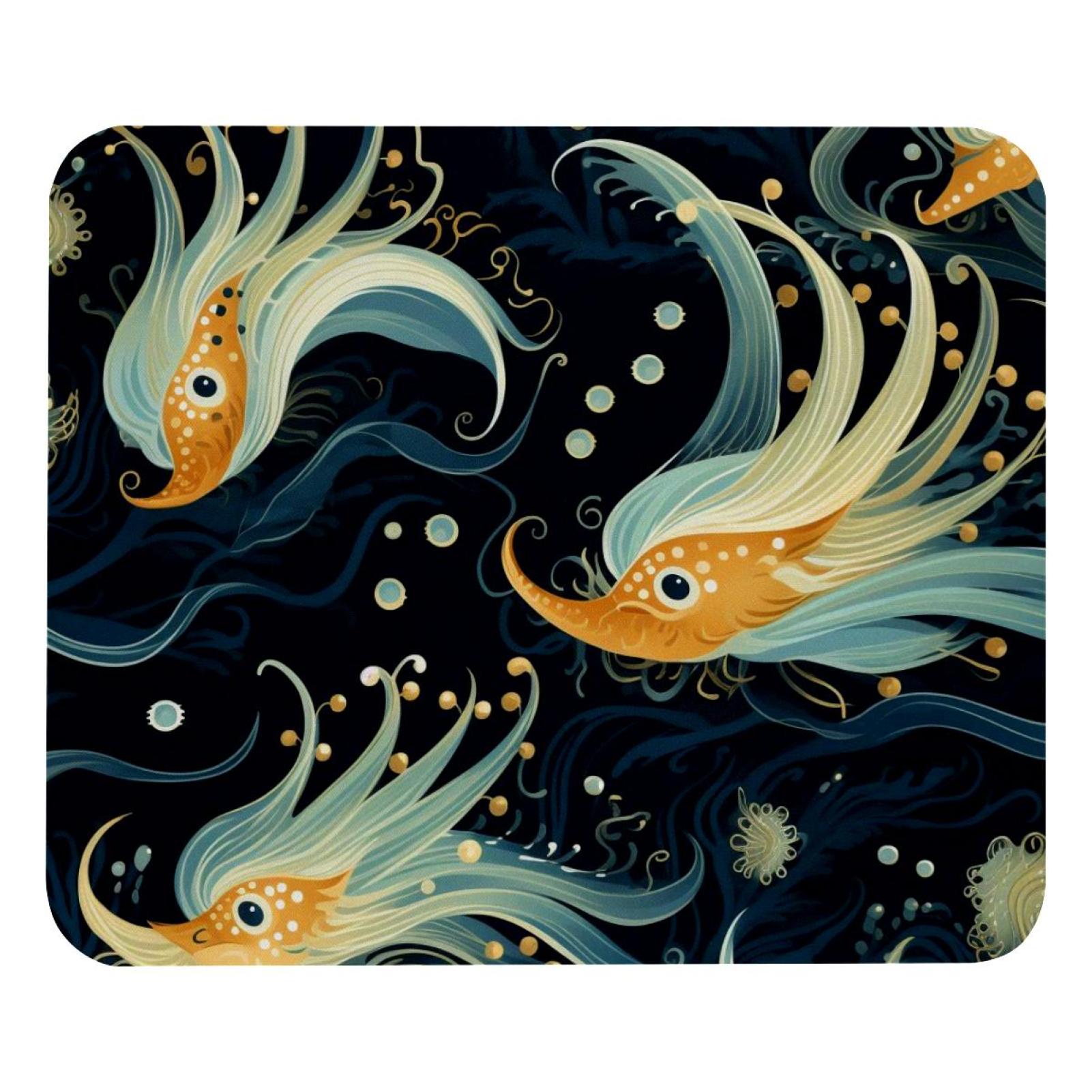 Sea Slug Square Gaming Mousepad Desk Mat Non-Slip Rubber Bottom Printed ...