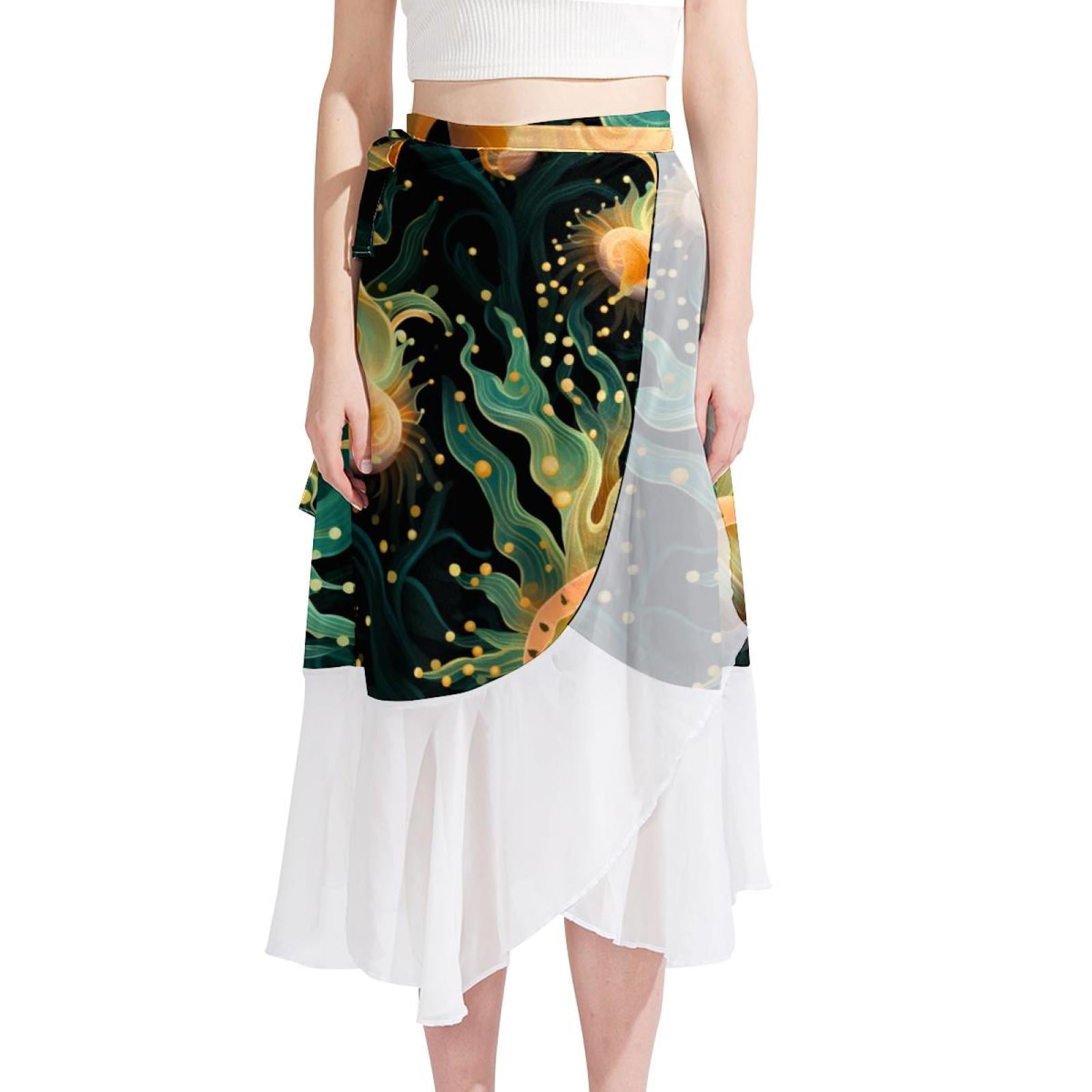 Sea Slug Stylish Chiffon Beach Dresses and Skirts for Women - for a Day ...