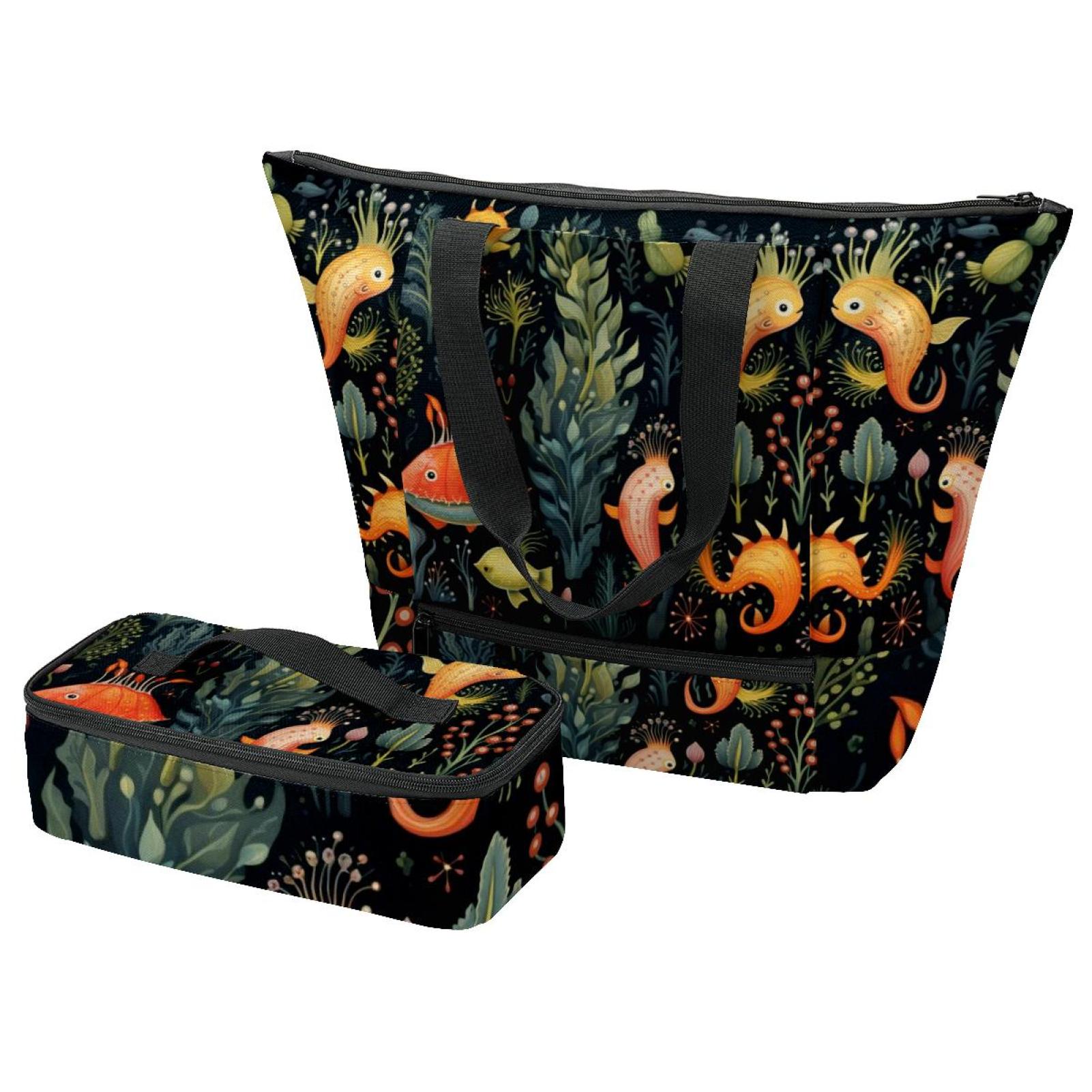 Sea Slug Travel Duffel Bag Sports Tote Gym Bags Shoulder Weekender ...